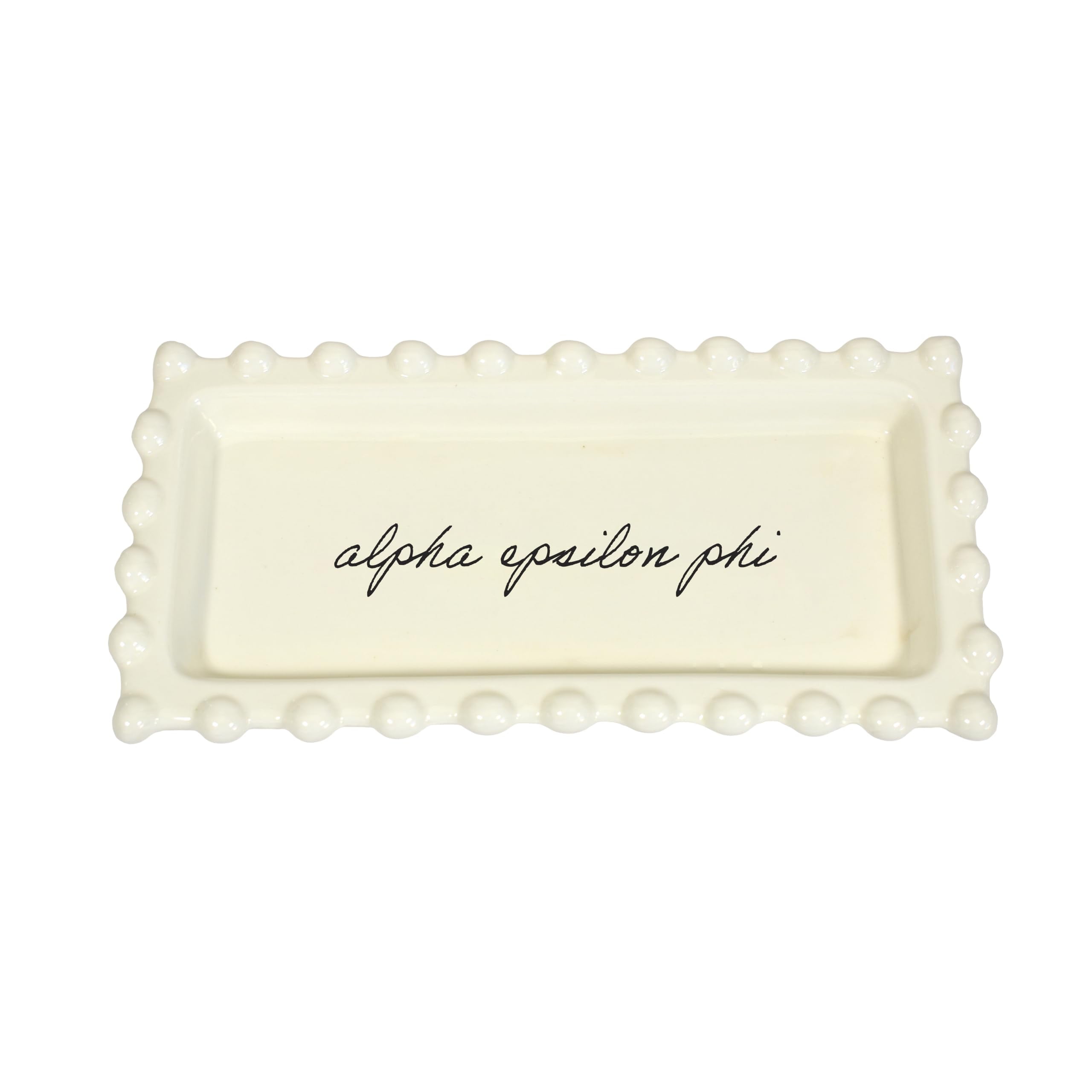 Sorority Shop Alpha Epsilon Phi Jewelry Dish - Rectangular Gloss Finish ...