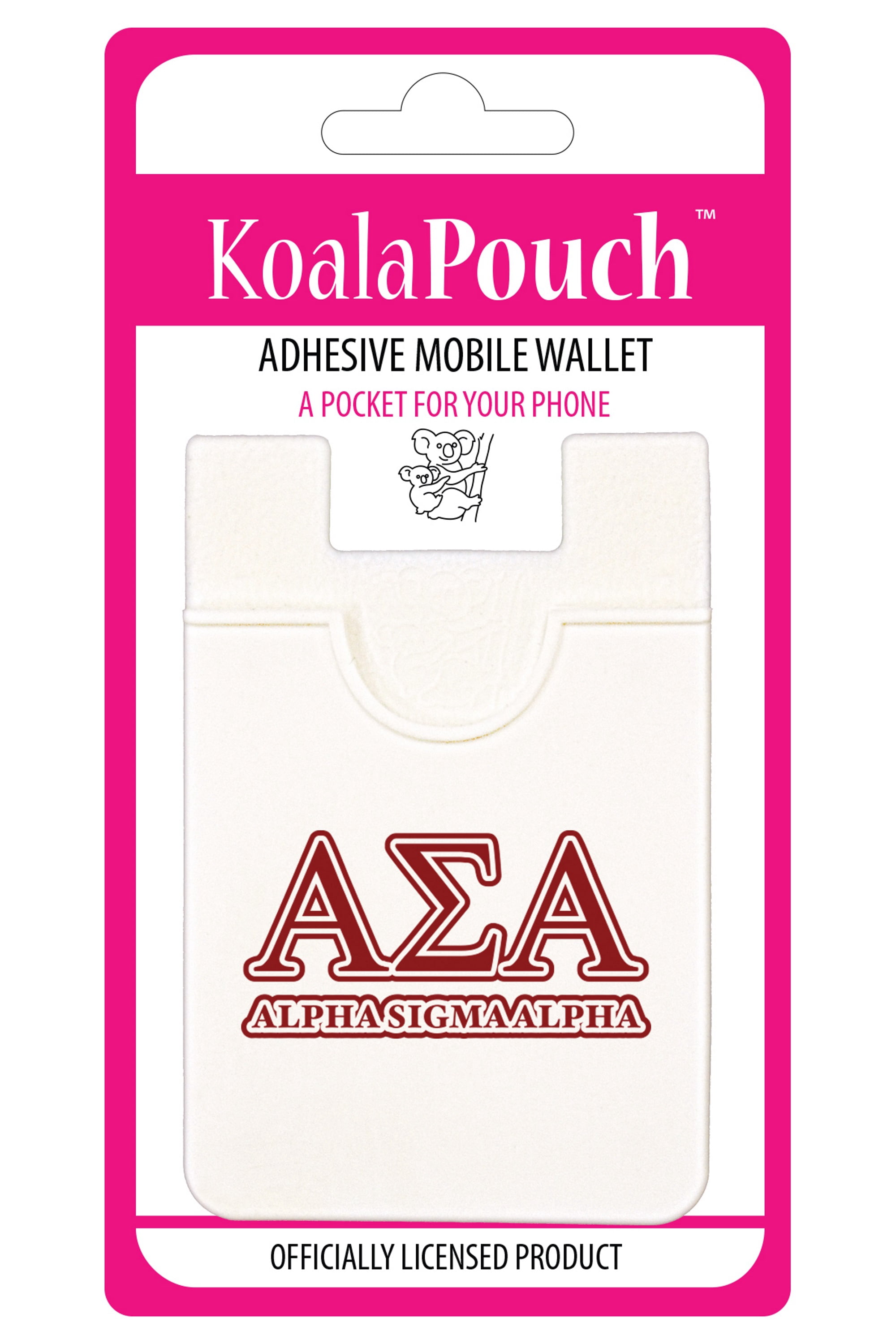 Sorority Shop Alpha Sigma Alpha - Koala Pouch - Adhesive Cell Phone ...