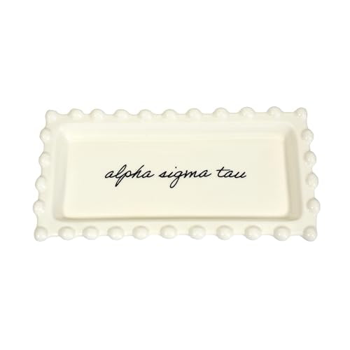 Sorority Shop Alpha Sigma Tau Jewelry Dish - Rectangular Gloss Finish ...