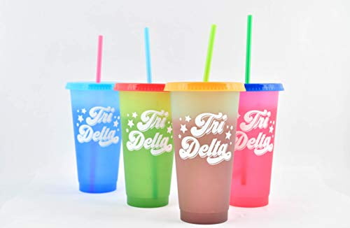 Sorority Shop Delta Delta Delta Color Changing Cups - Pack of 4 ...