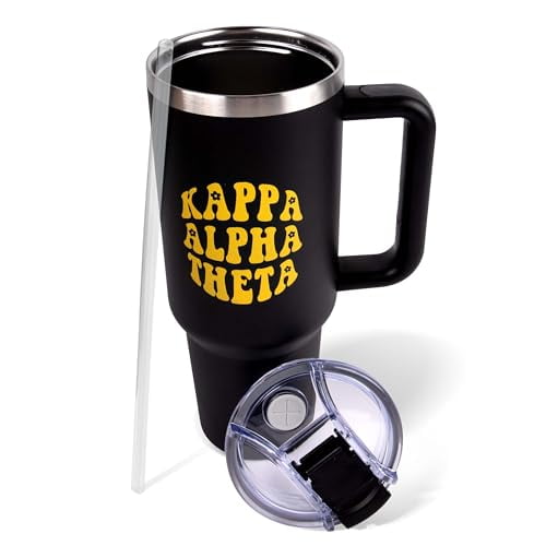 Sorority Shop Kappa Alpha Theta 40oz Tumbler with Handle - Best Friend ...