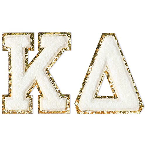 Sorority Shop Kappa Delta Chenille Letter Stickers - Adhesive Back, Set ...