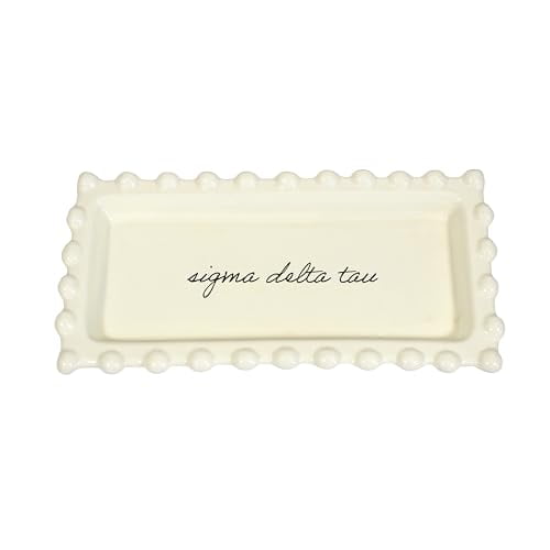 Sorority Shop Sigma Delta Tau Jewelry Dish - Rectangular Gloss Finish ...