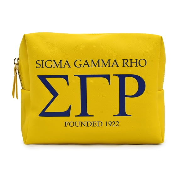 Sorority Shop Sigma Gamma Rho Makeup Bag - Multi-Purpose PU Leather ...