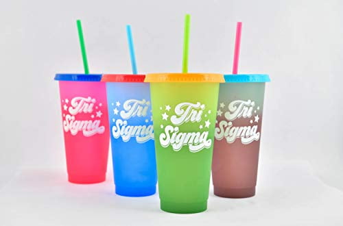 Sorority Shop Sigma Sigma Sigma Color Changing Cups - Pack of 4 ...