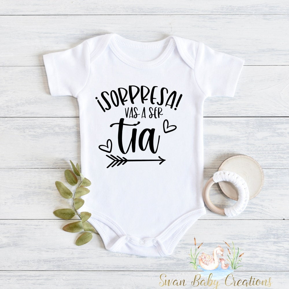 Sorpresa Vas A Ser Tia Hola Tia Baby Pregnancy Announcement Baby Auntie ...
