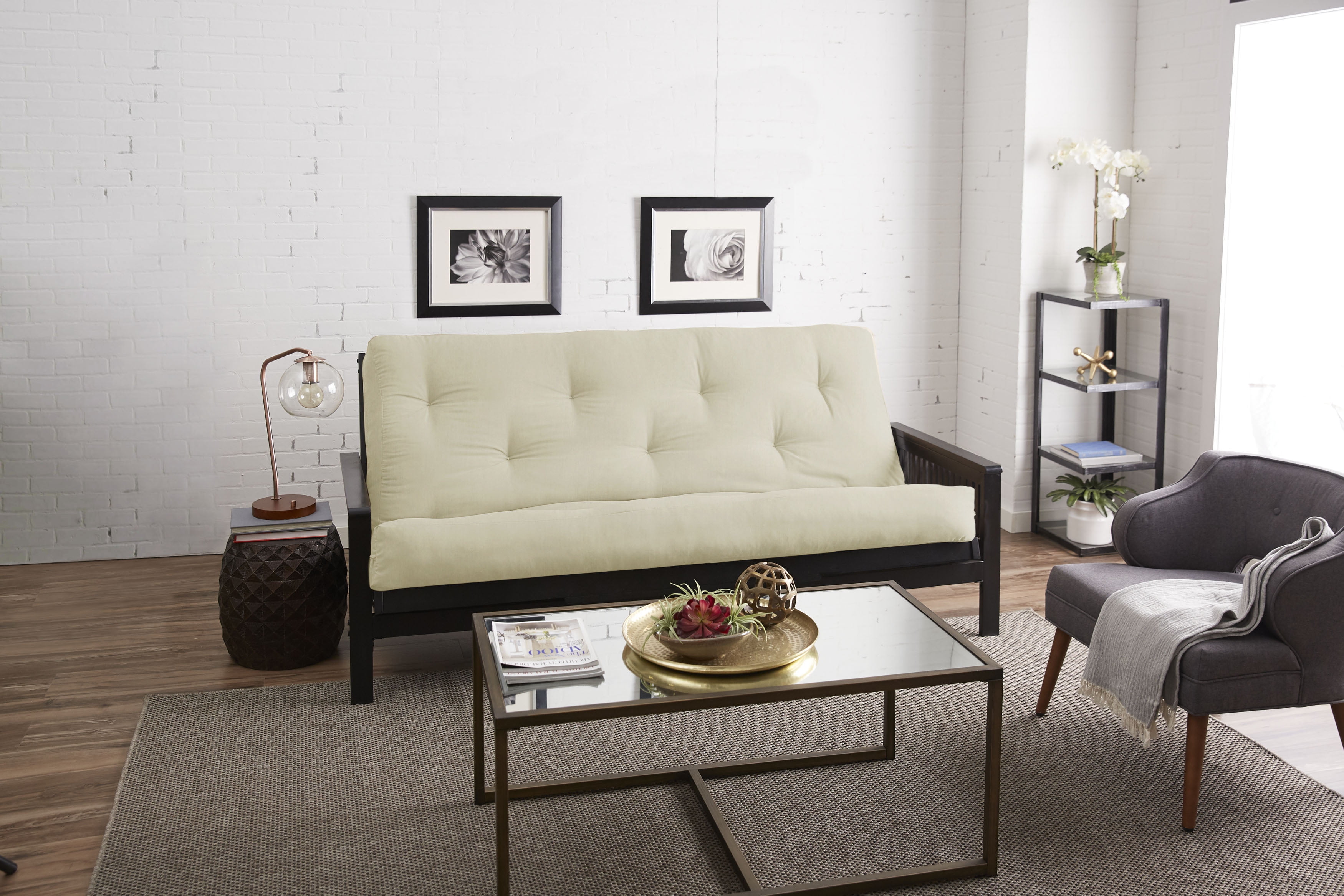 Sorra Home - 5 inch Reversible Tufted Futon Mattress, Full Size ...