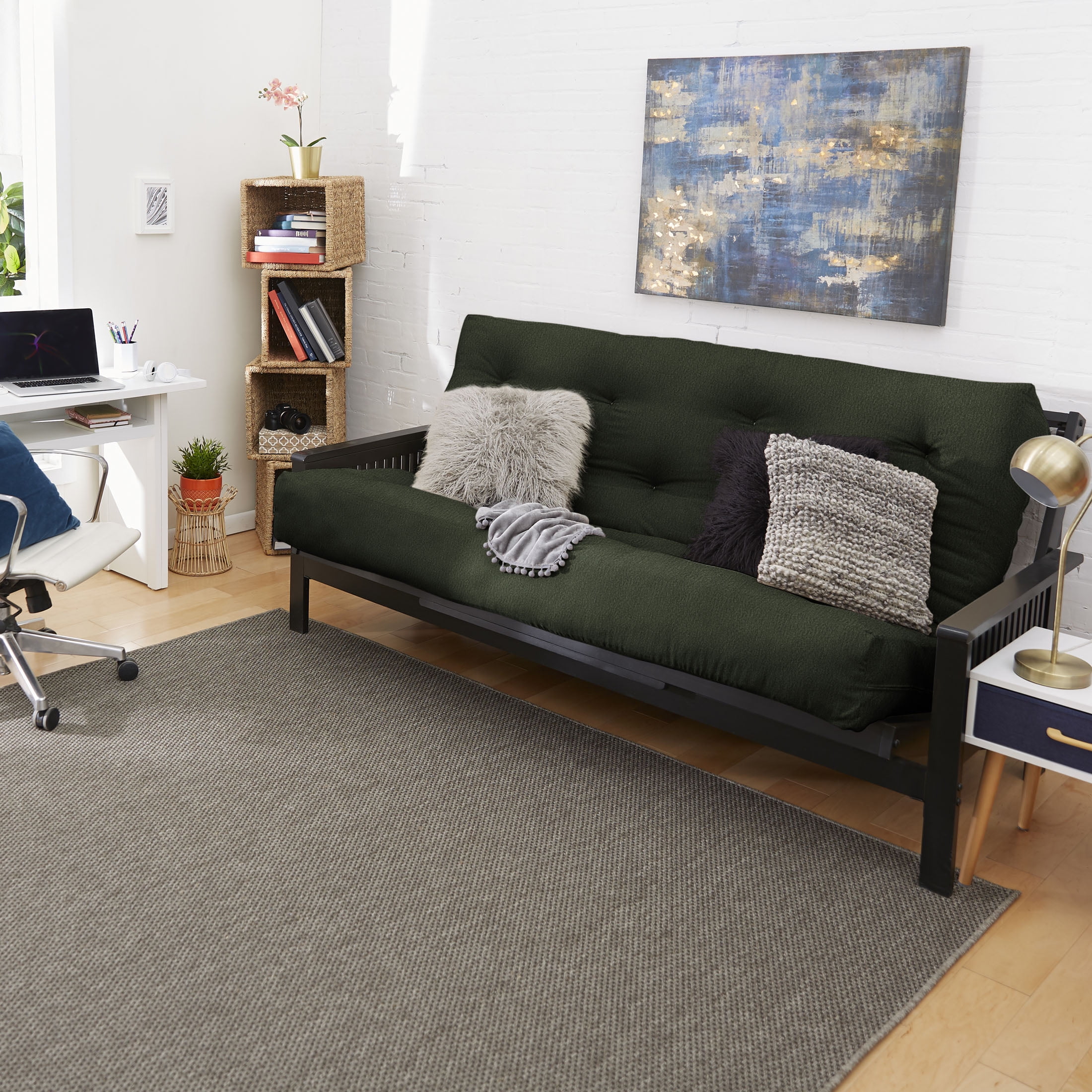 Sorra Home 8 inch Full Size Futon Mattress - Barcelona Hunter - Walmart.com