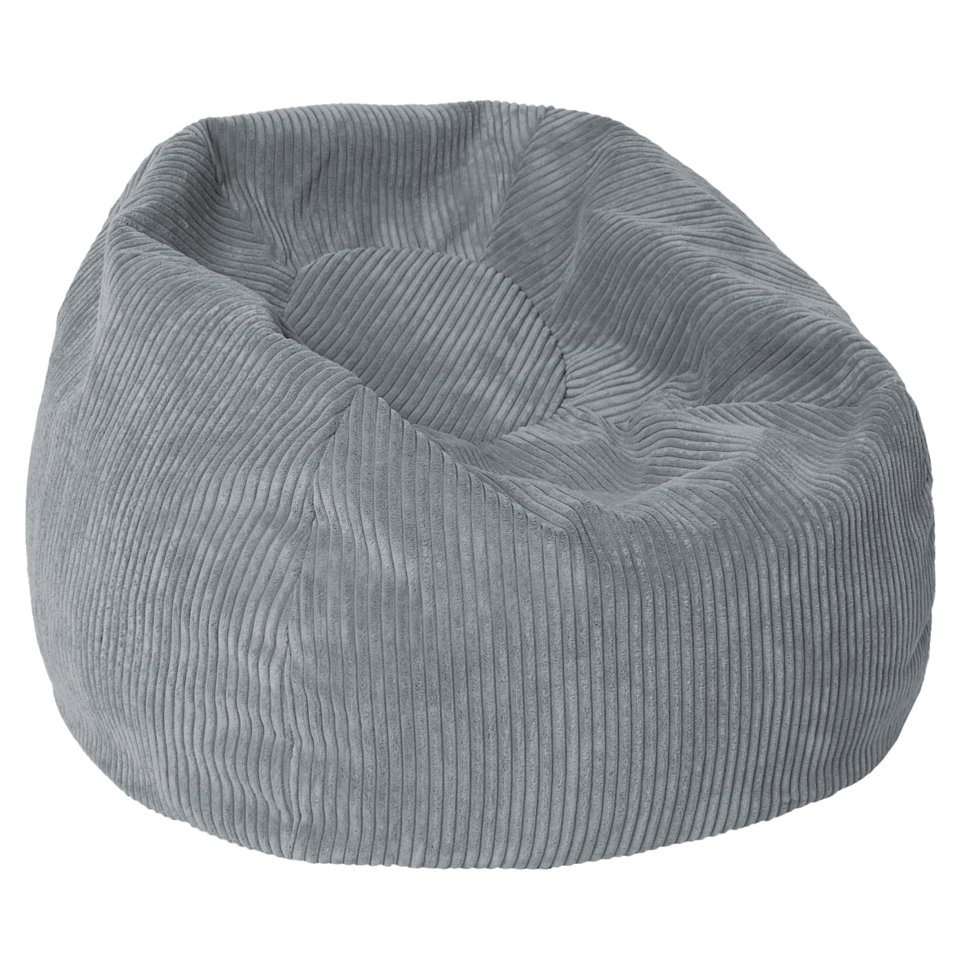 Free Shipping! Sorra Home Corduroy Bean Bag Chair Light Grey 30x20 in ...