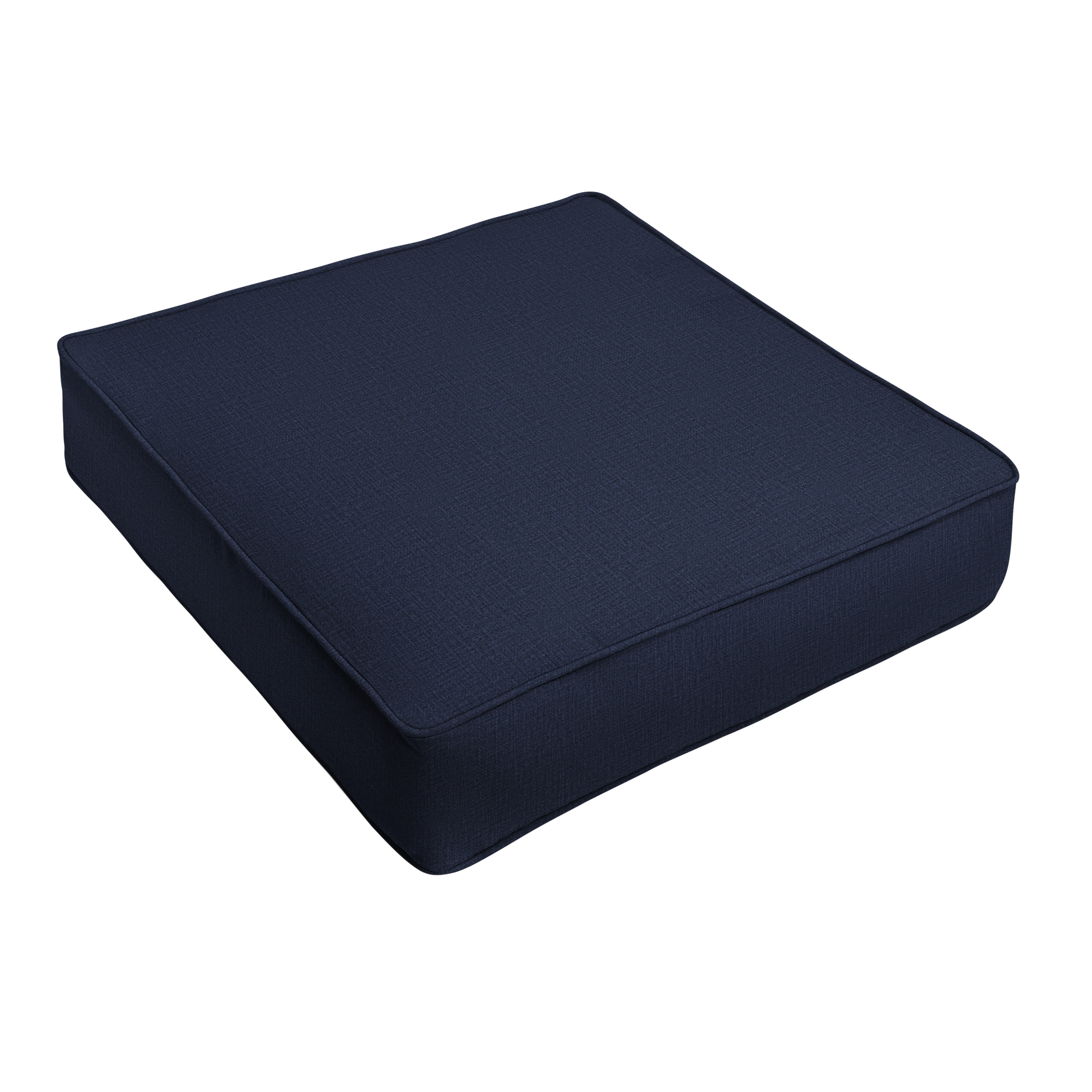 Sorra Home Indoor Outdoor Solid Deep Seating Corded Cushion 23 X 25 X 5