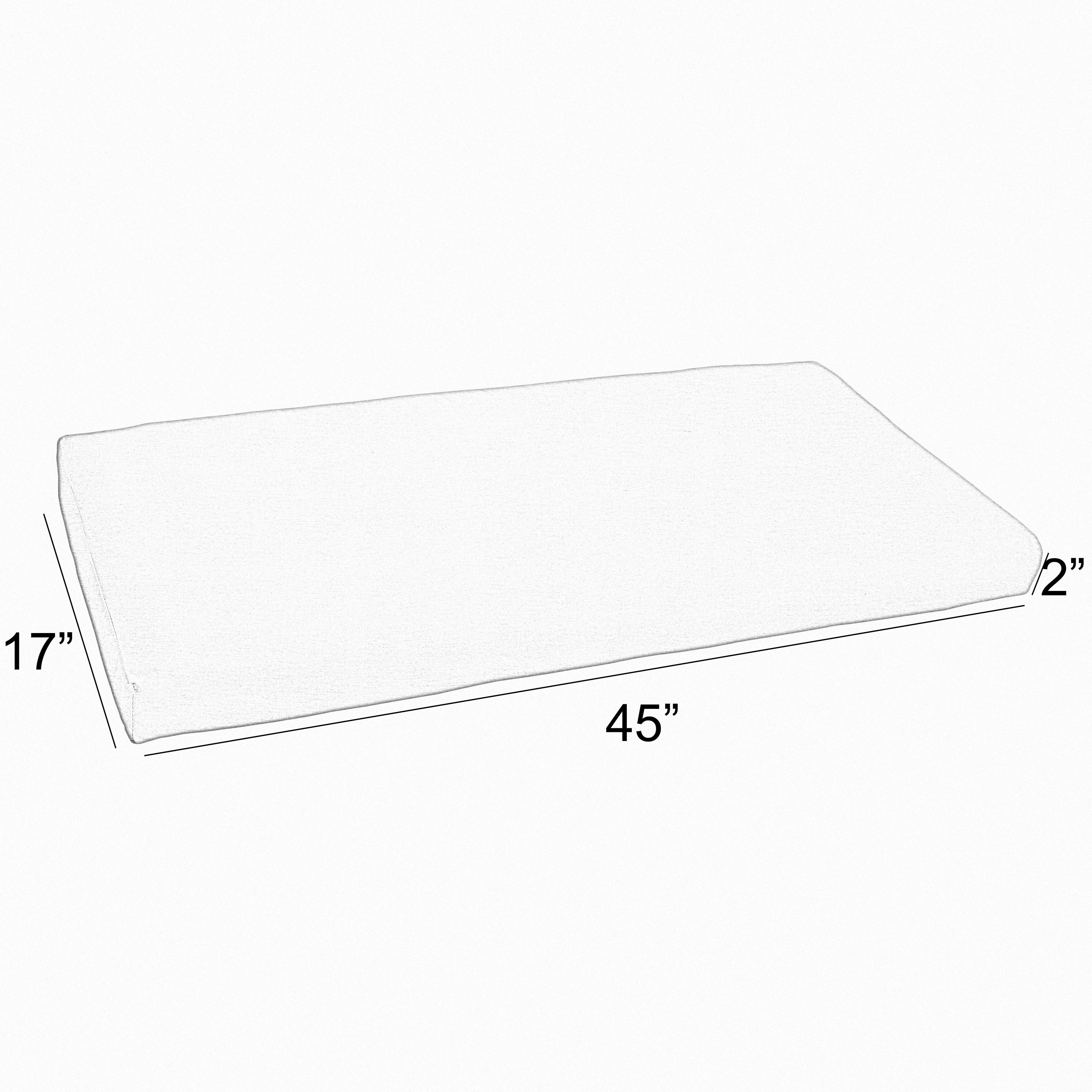 Sorra Home Ombre Animal Indoor/Outdoor Bristol Bench Cushion 45 in x 17 ...