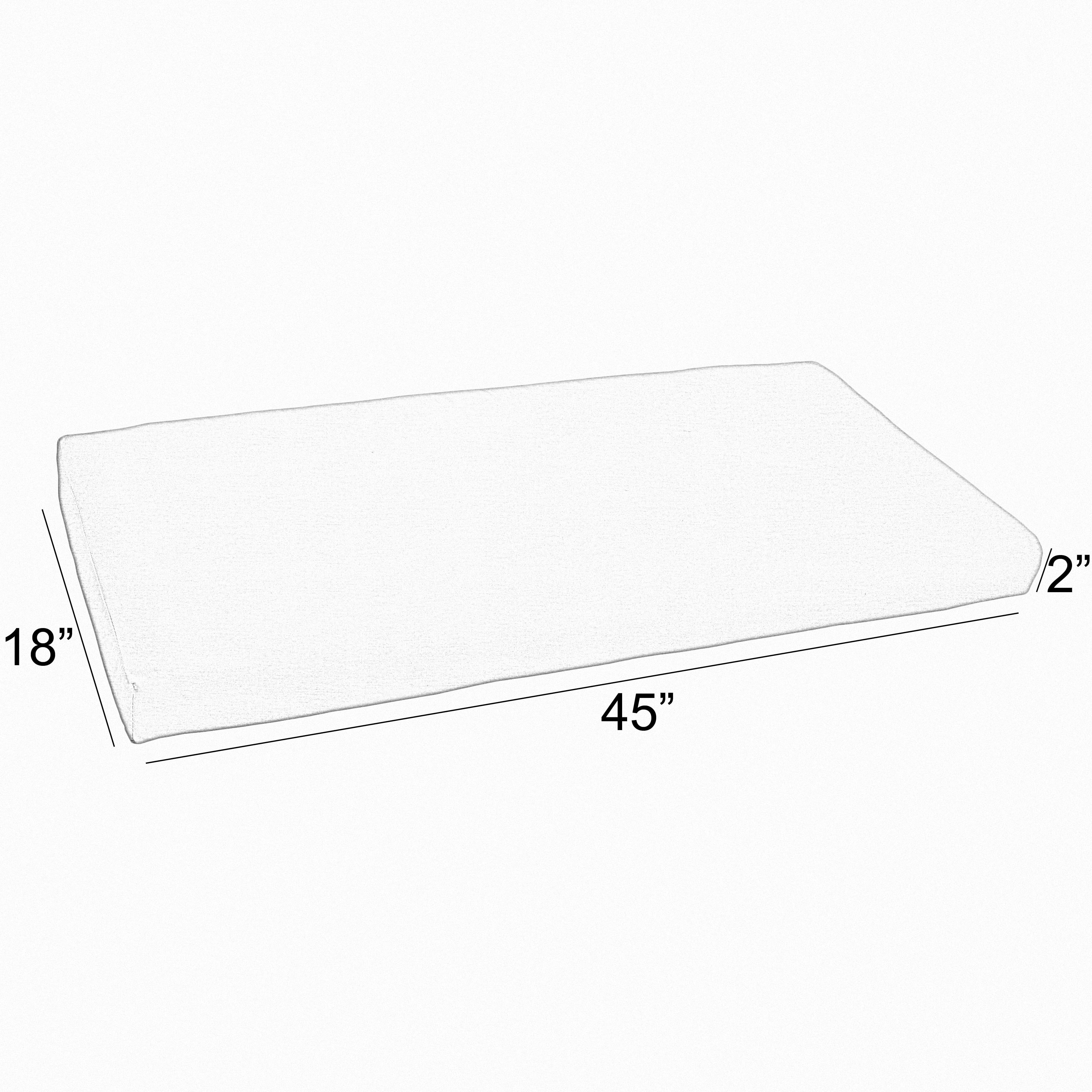 Sorra Home Ombre Animal Indoor/Outdoor Bristol Bench Cushion 45 in x 18 ...