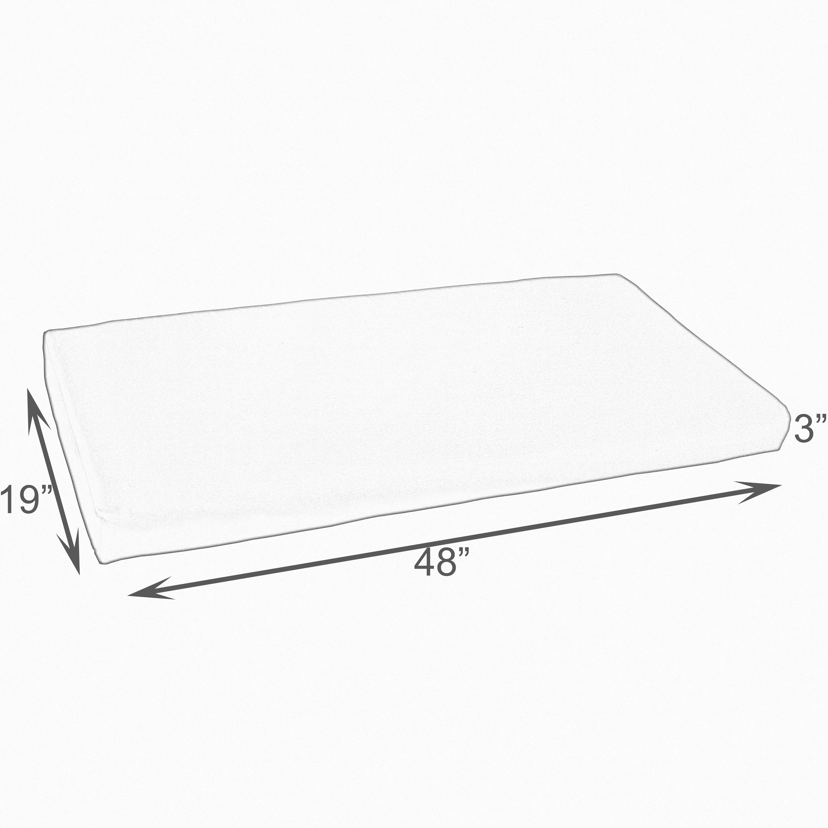 Sorra Home Ombre Animal Indoor/Outdoor Bristol Bench Cushion 48 in x 19 ...