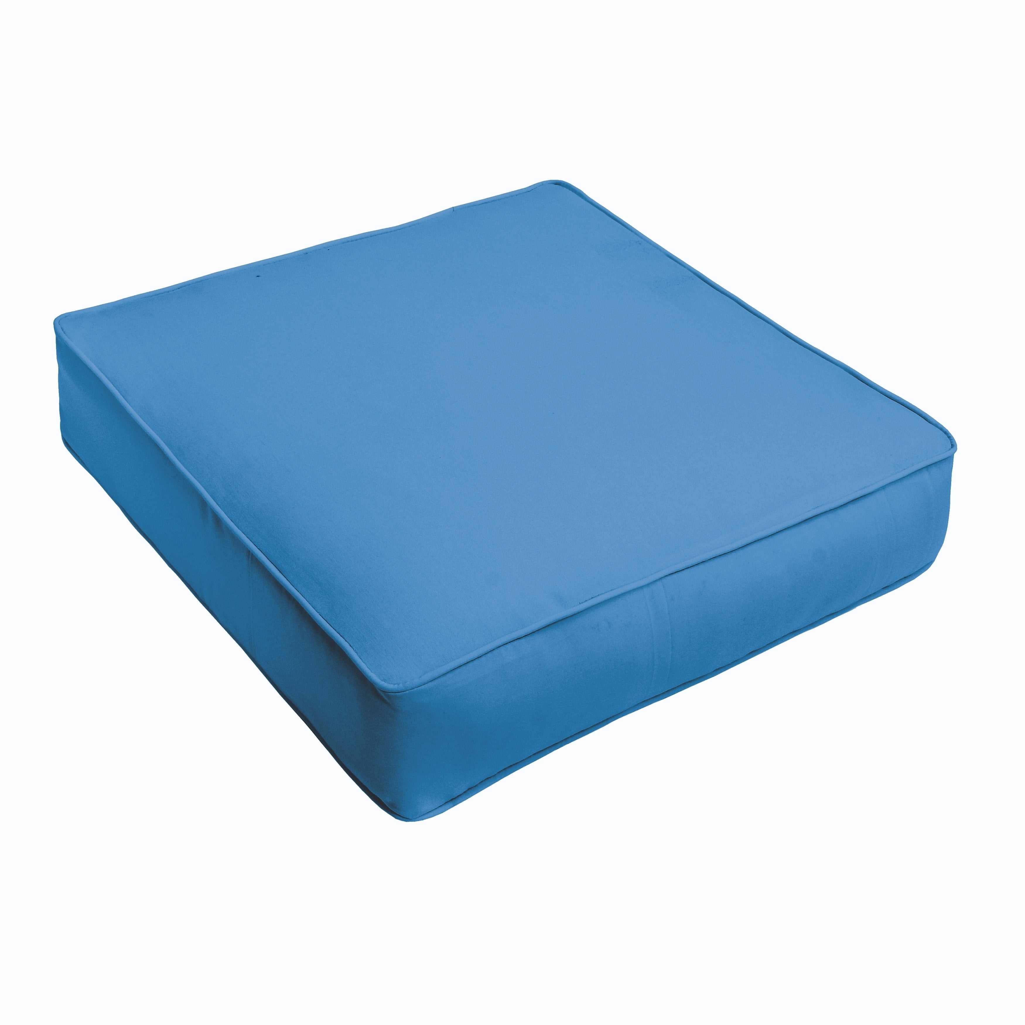 Sorra Home Outdoor Corded Deep Seating Cushion Poly Blue - 23.5 in W x ...