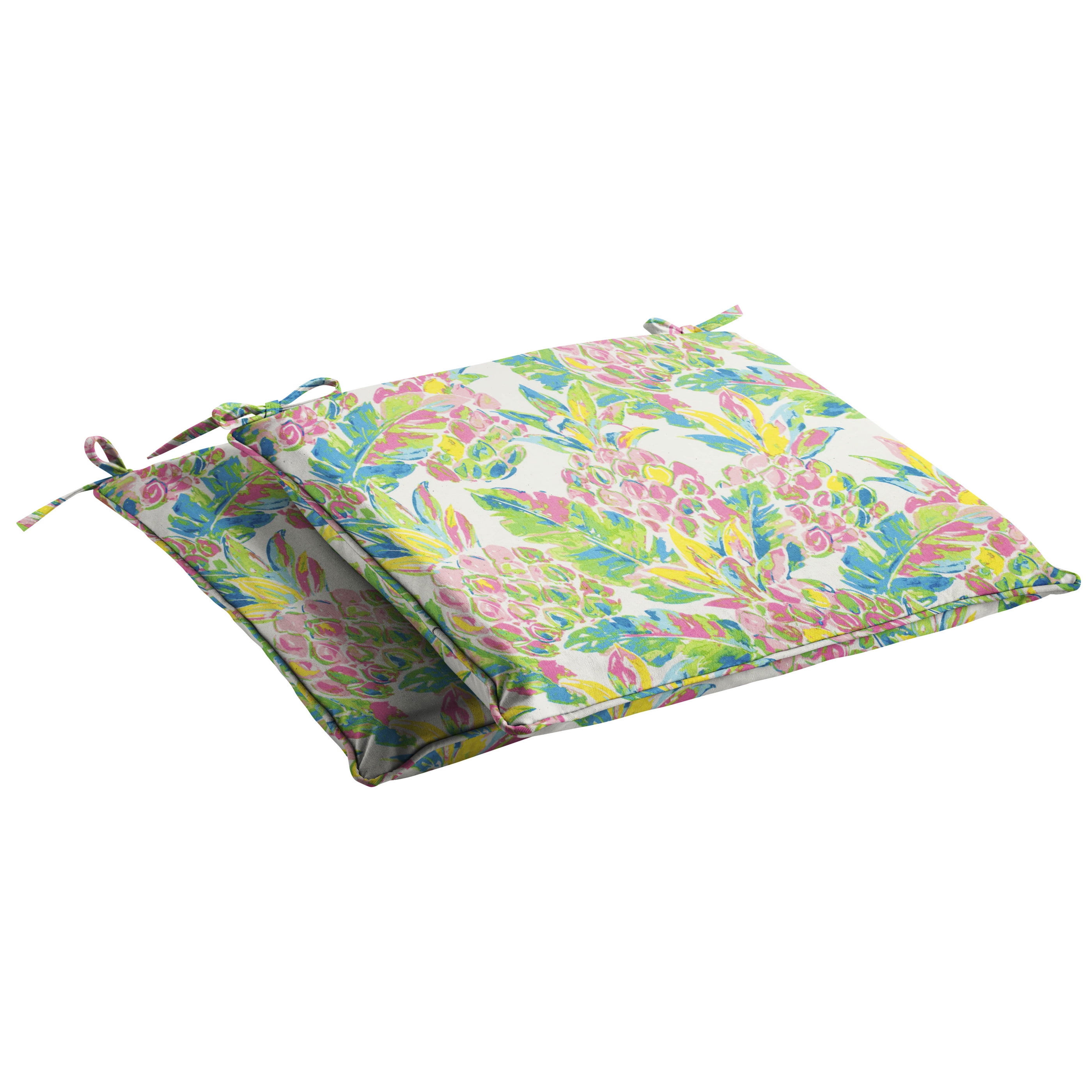 Sorra Home Pink Indoor/Outdoor Chair Pad Set, Corded - Walmart.com