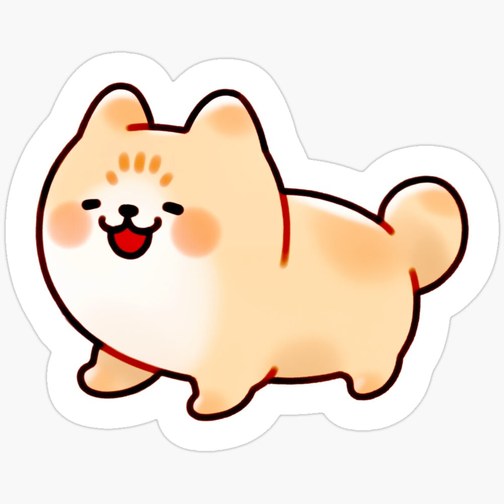 Sorro Worrytail Sticker Phone Decal Water Bottle Stickers Car Decals ...