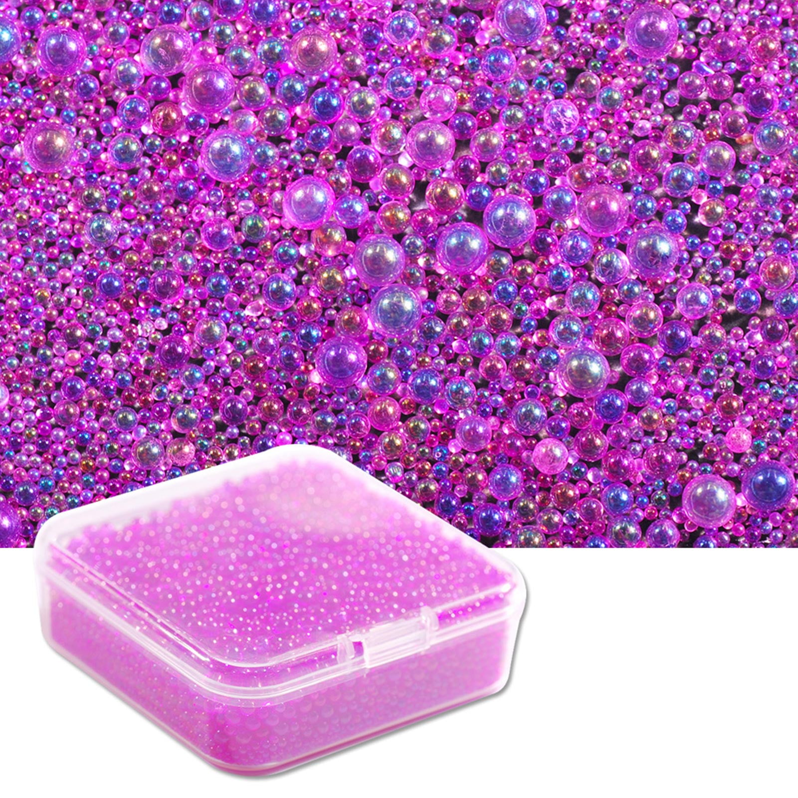 Sorrowso 90g UV Resin Bubble Beads Droplet Bubble Beads Fillers for DIY ...