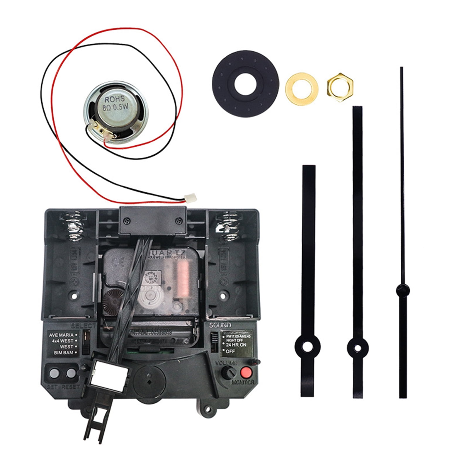 Sorrowso Pendulum Clock Movement Replacement Swing Wall Clock Motor ...