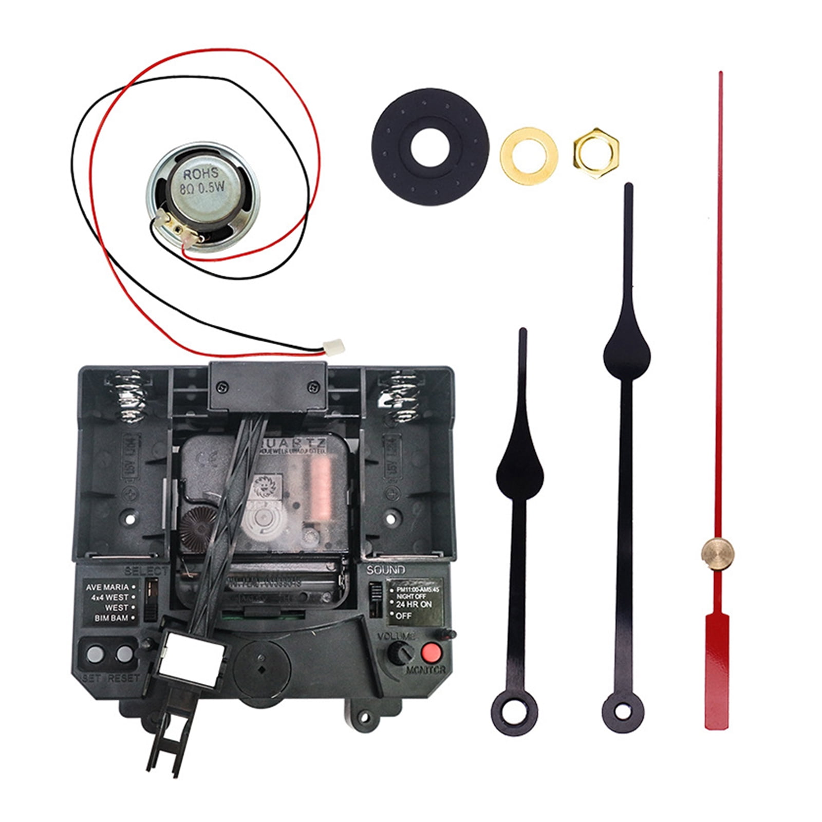 Sorrowso Pendulum Clock Movement Replacement Swing Wall Clock Motor ...