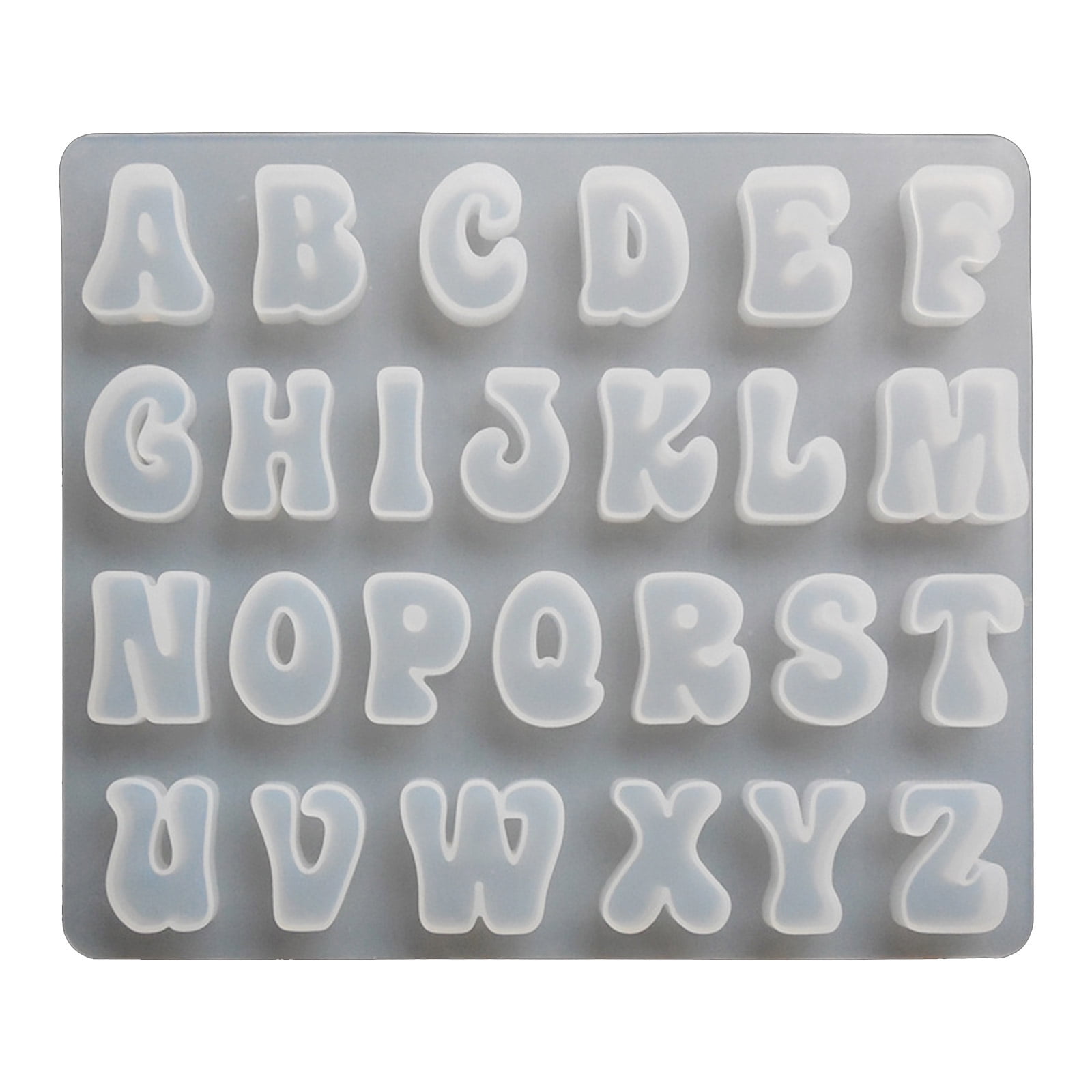 Sorrowso Silicone Alphabet Ice Cube Tray Chocolate Letters Moulds ...
