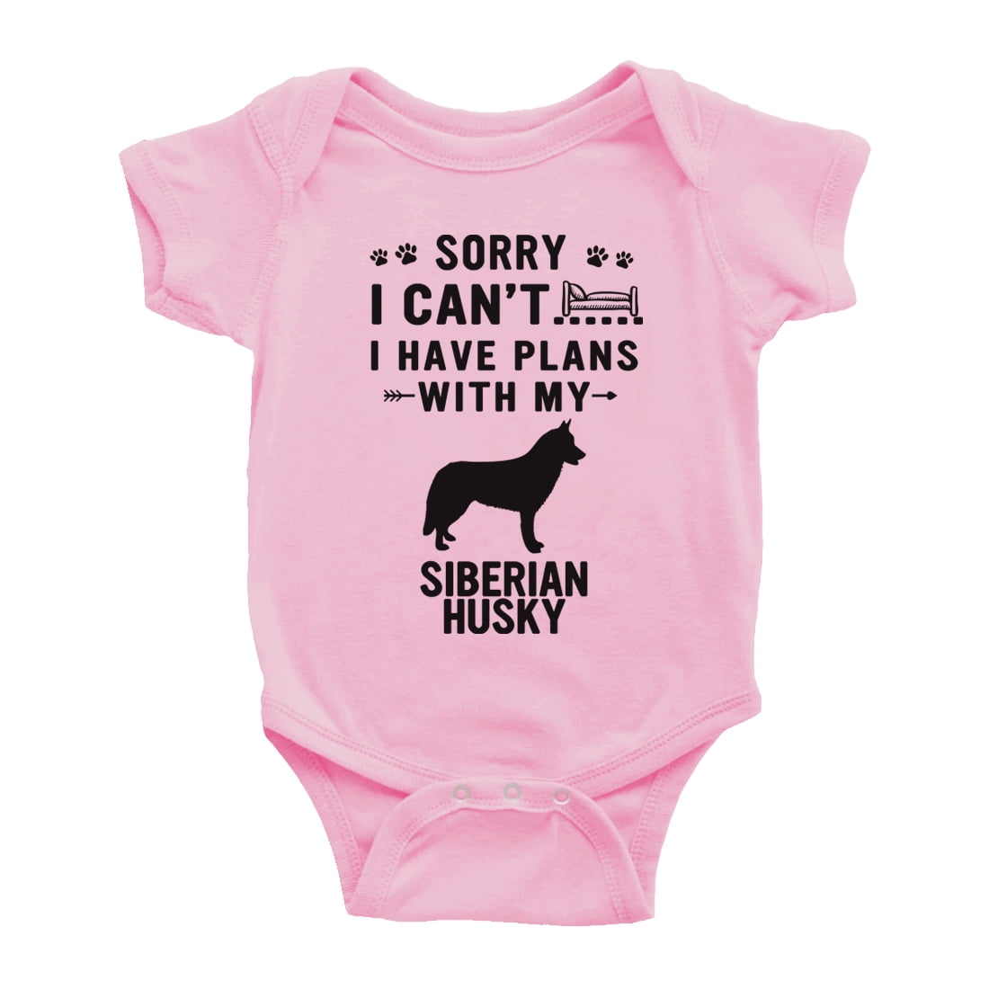 Sorry I Can't I Have Plans With My Siberian Husky Love Pet Dog Funny ...