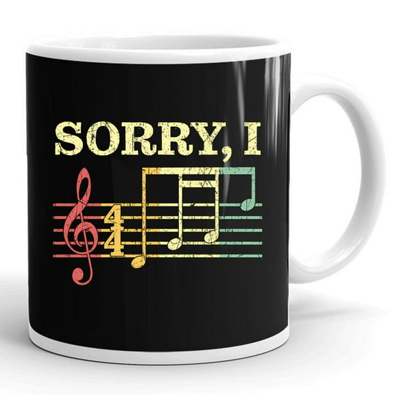 ThisWear Music Lovers Gifts Music Notes Mug Music Themed Gift Music ...