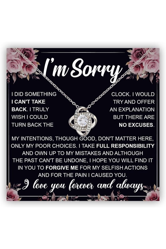 Apology Gift Jewelry for Forgiveness