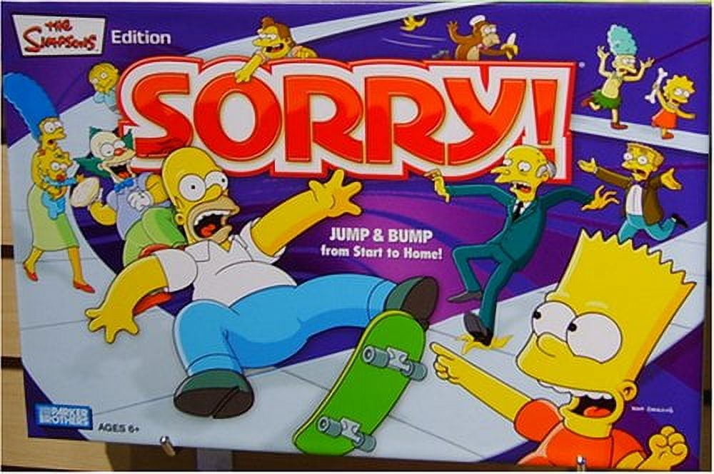 Hasbro Sorry Simpsons Board Game - Walmart.com