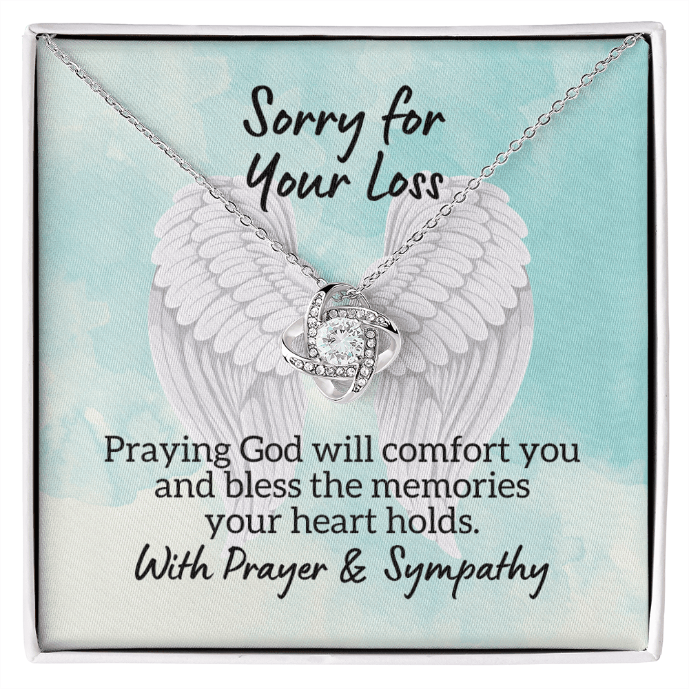 Sorry for Your Loss of Loved One Necklace - Sympathy Bereavement ...