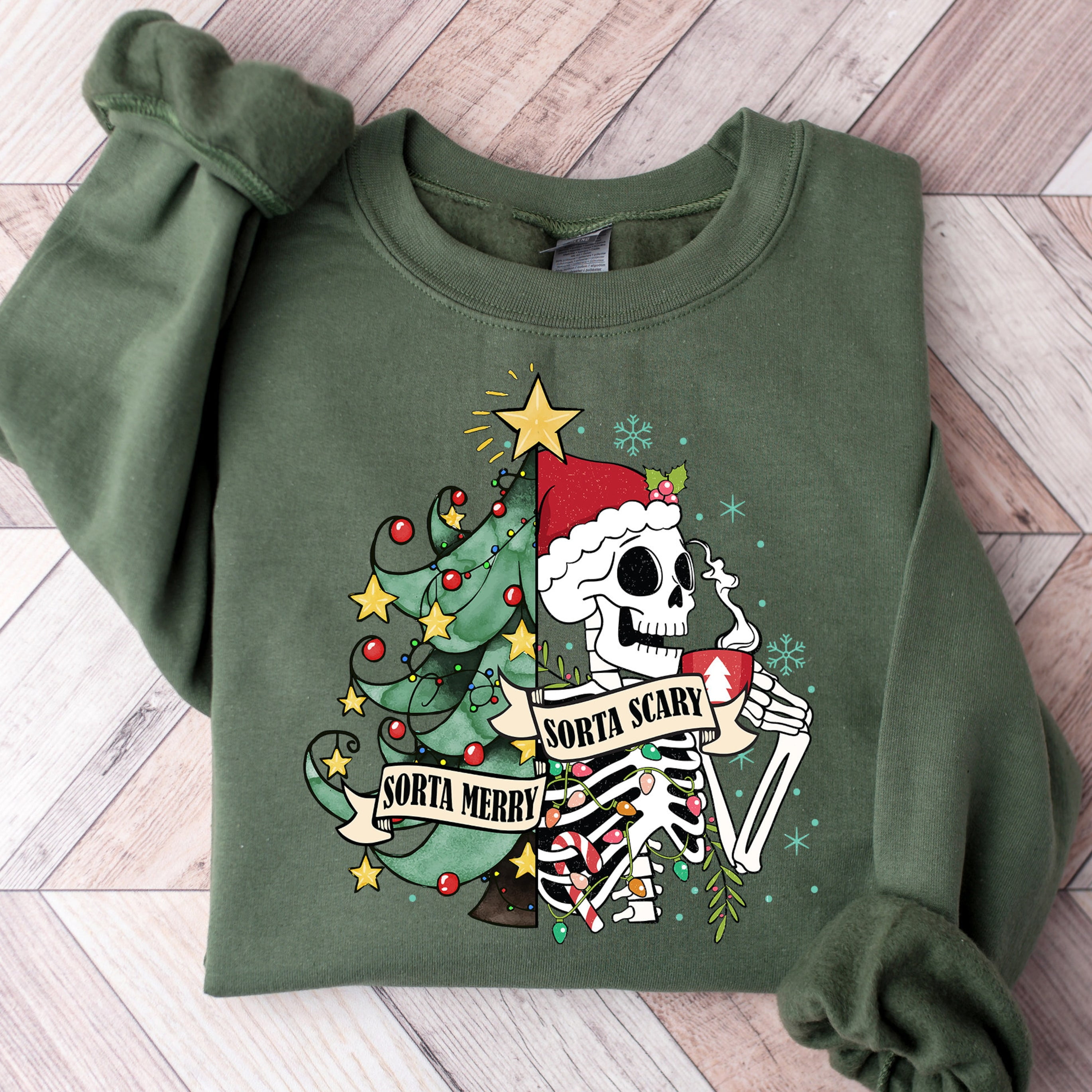 Sorta Merry Sorta Scary Png, Funny Sarcastic Christmas Png, Merry ...