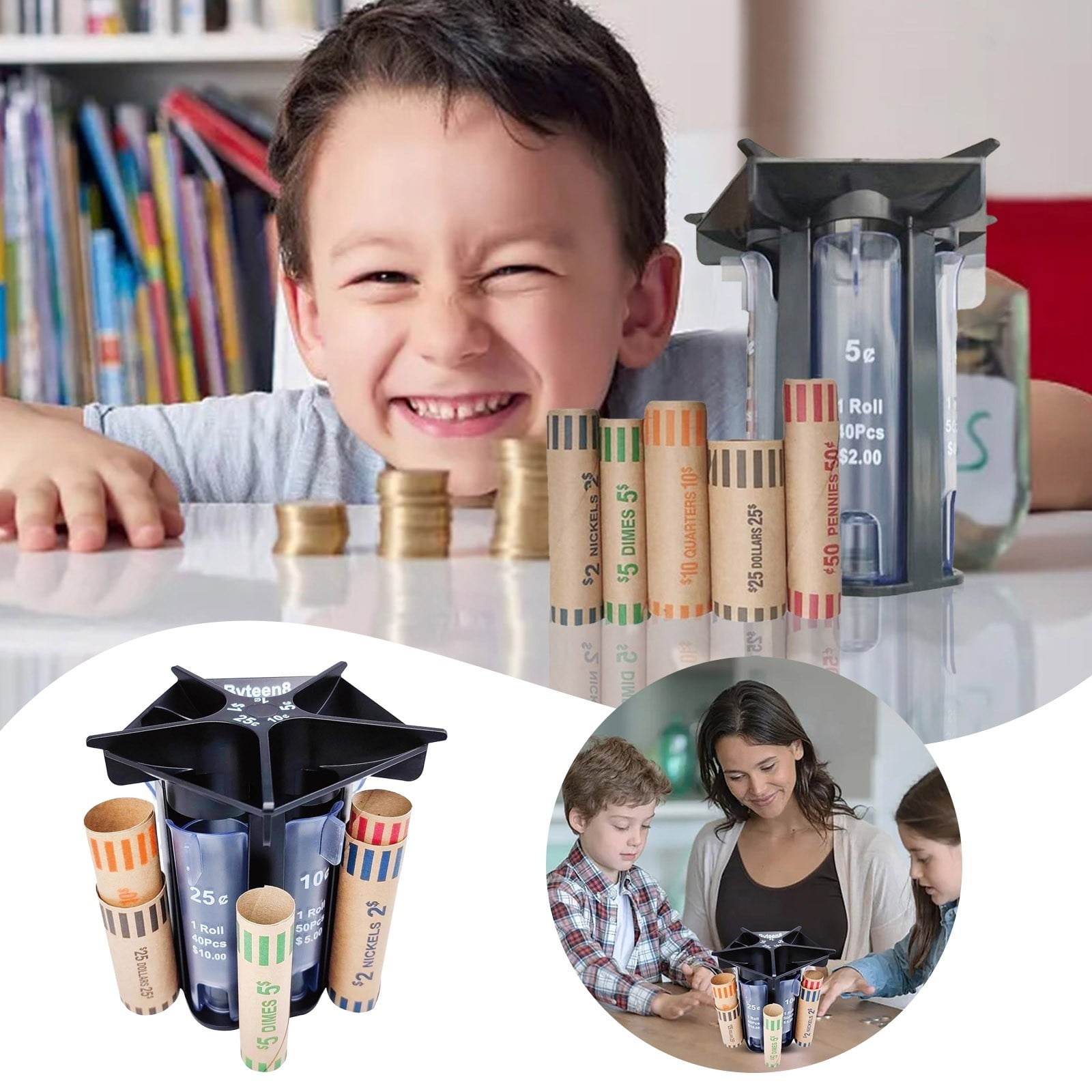 Sorter Tube Counter With Change Sorter Change Counter Machine Organizer ...