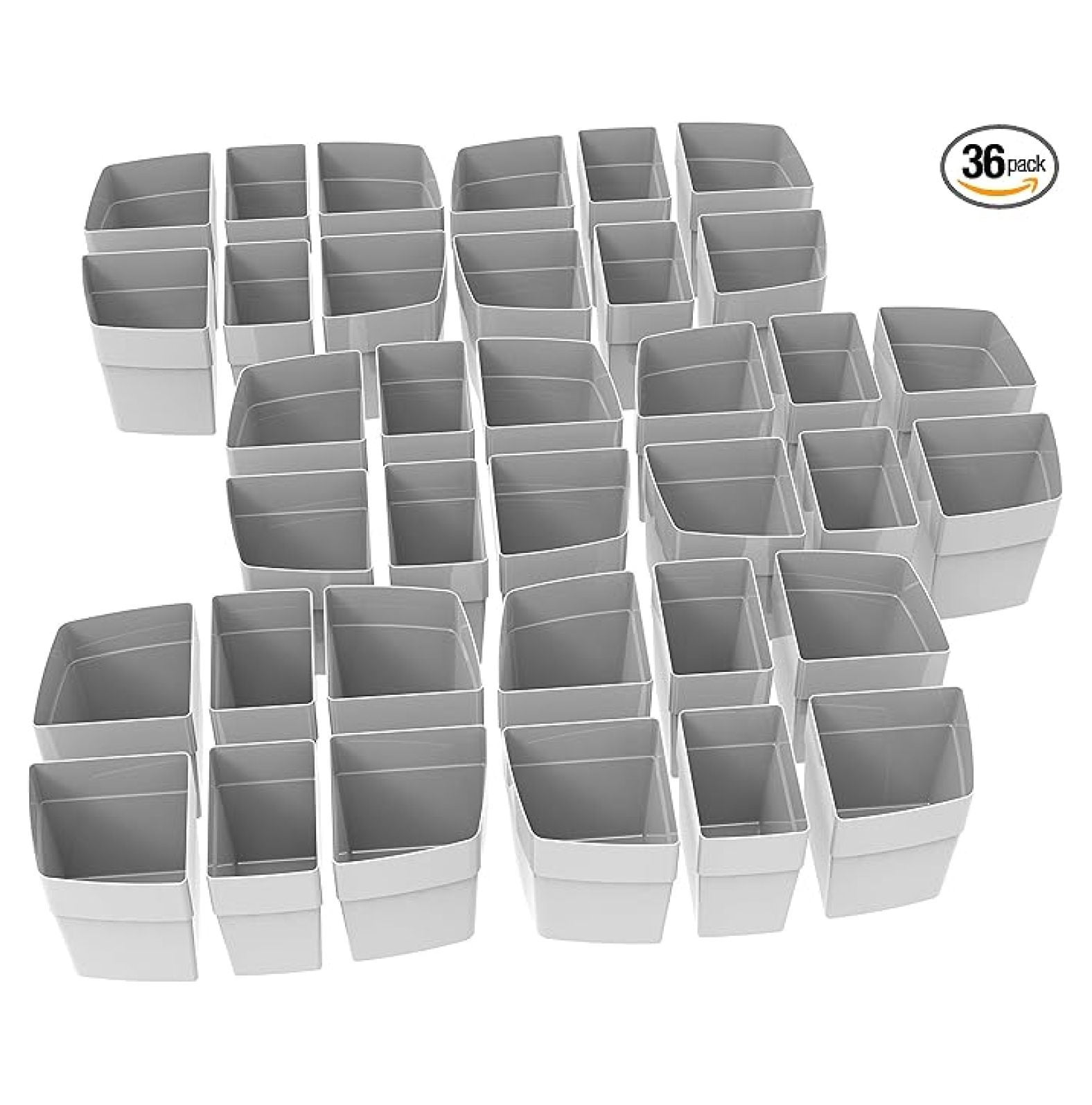 Sorting Cups for Large Caddy (Sold Separately), 36-Pack, Gray ...