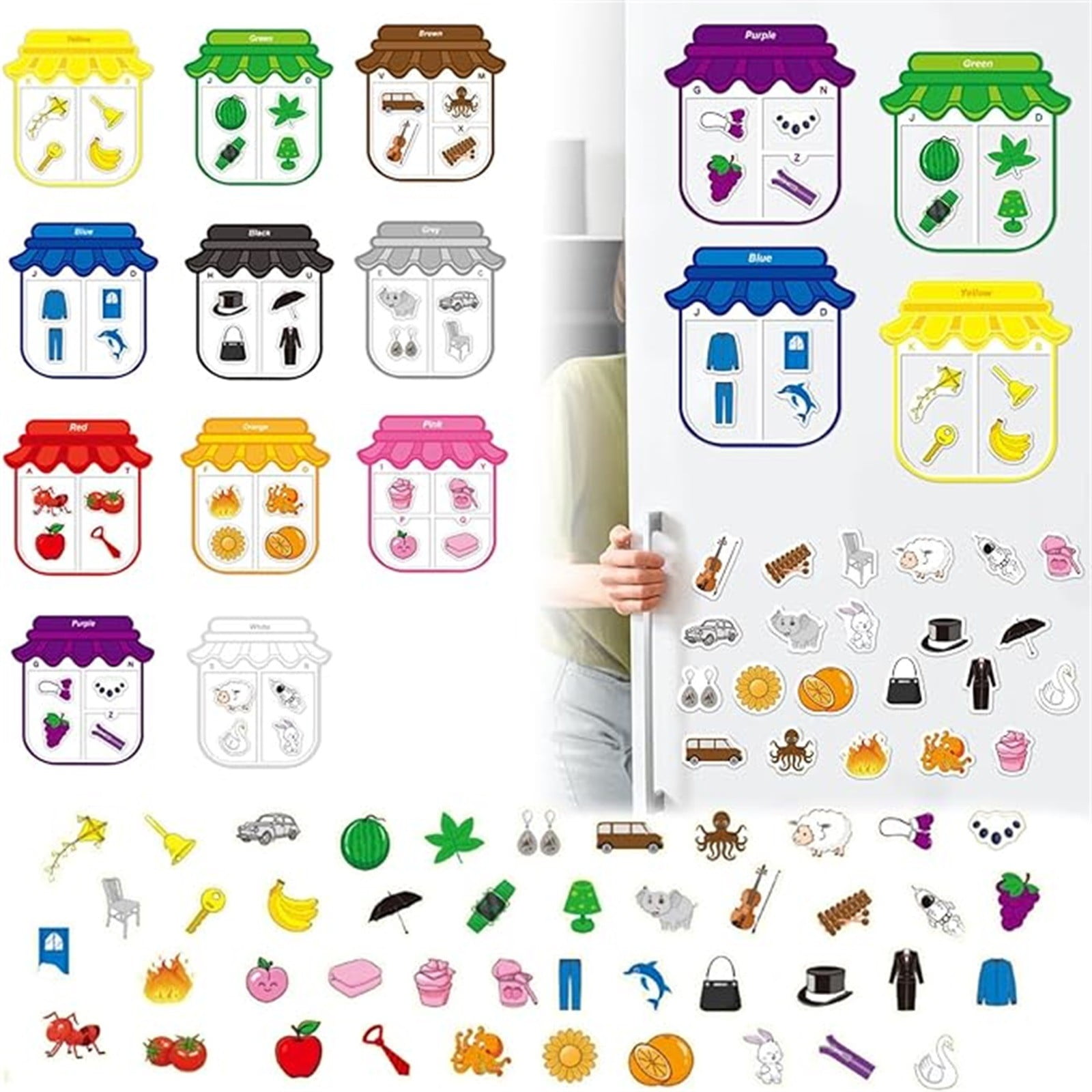 Sorting Set: Colorful Game For Imaginative Learning And Play That Can ...
