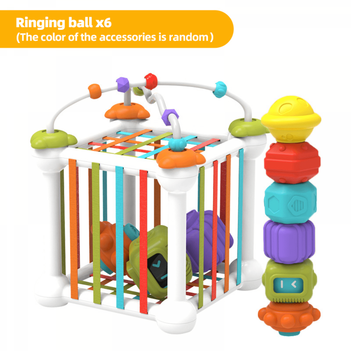 Sorting & Stacking Sensory Toys for Toddlers, Educational Activity ...