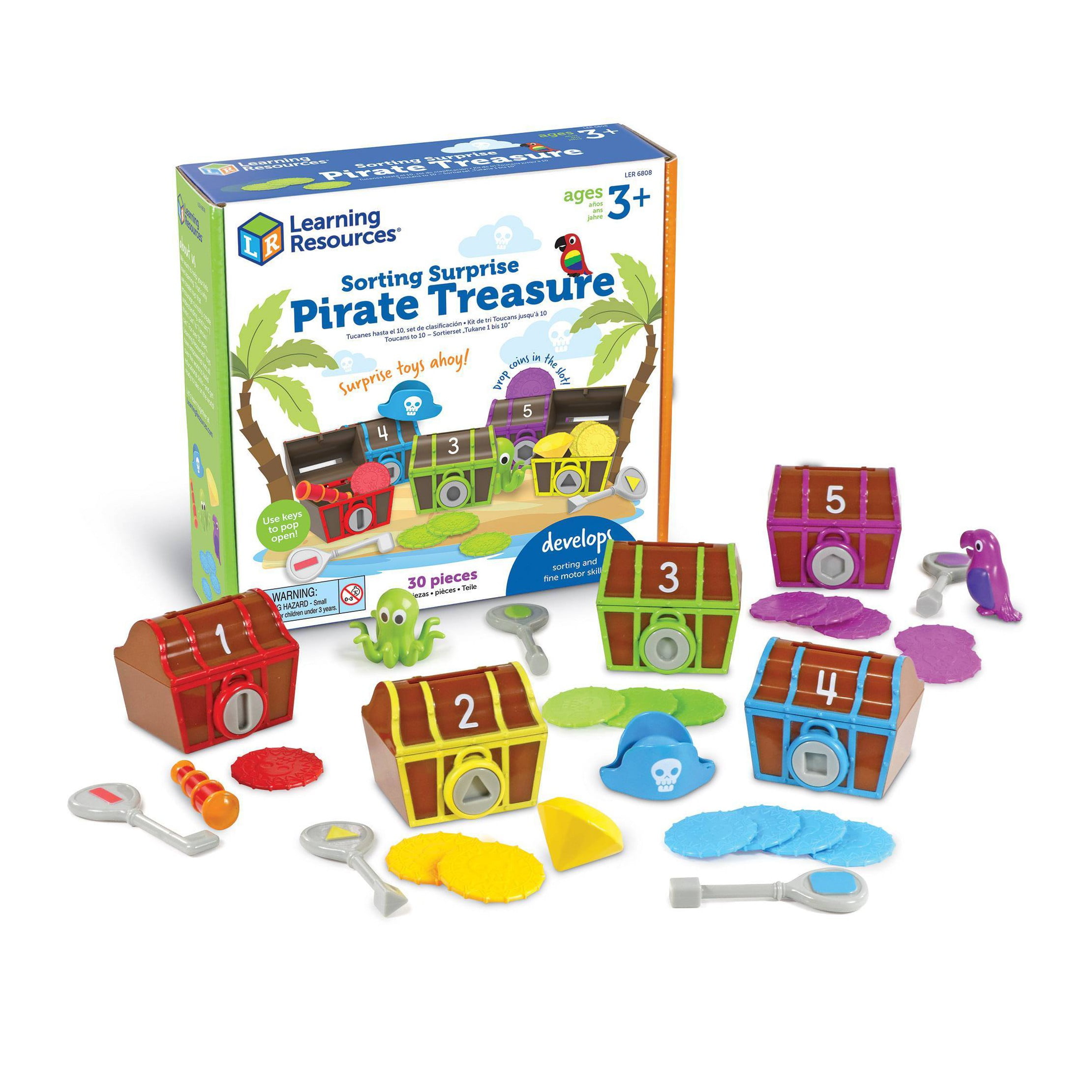 Sorting Surprise Pirate Treasure - Walmart.com
