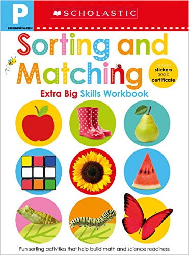 Pre-Owned Sorting and Matching Pre-K Workbook: Scholastic Early Learners (Extra Big Skills ...