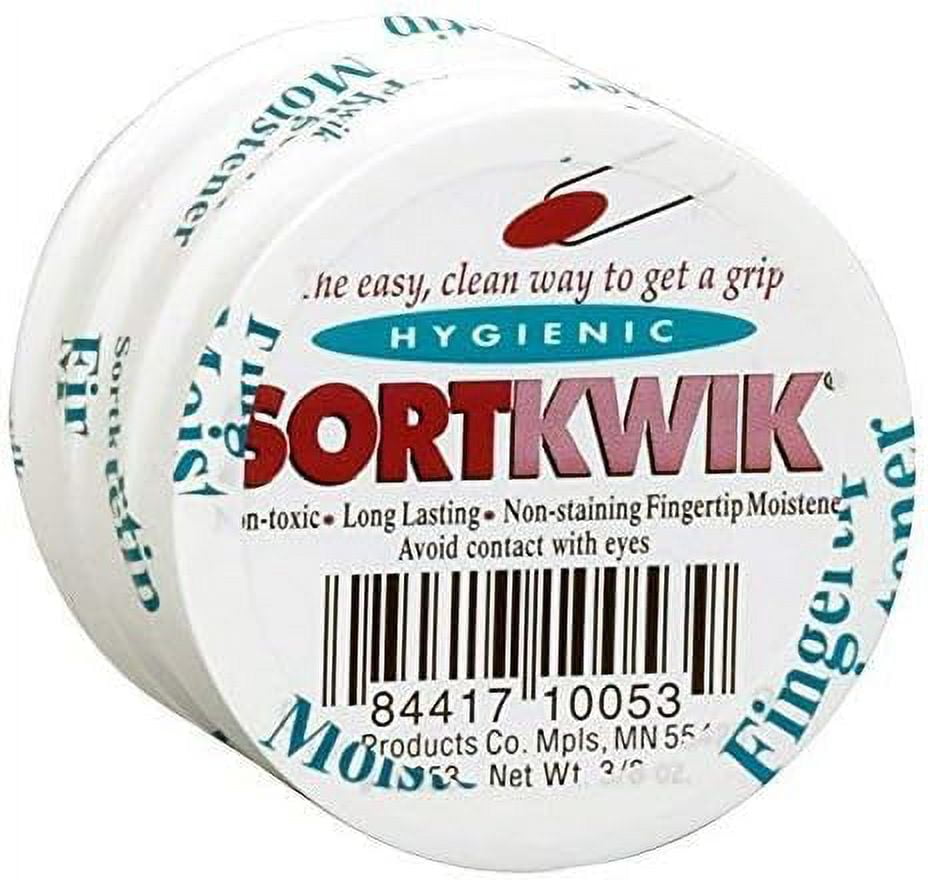 Sortkwik Fingertip Moistener, 3/8 oz, 12 Pack (S10053) - Walmart.com