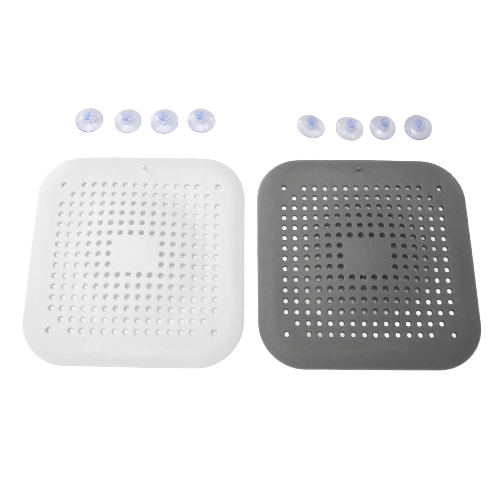 Sorven Hair Drain Catcher Flat Silicone Sink Strainer, Shower Drain ...