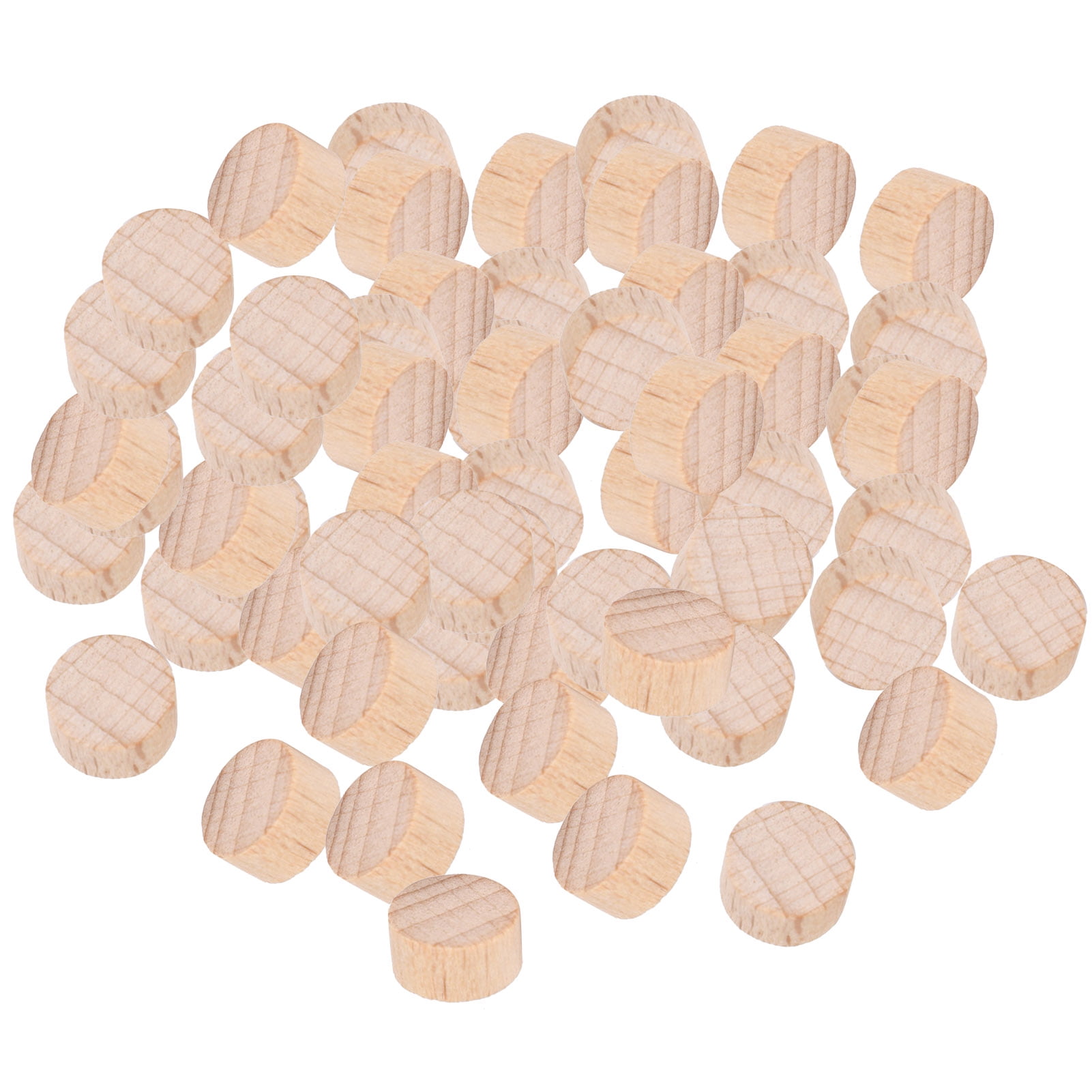 Sorven Round Wood Chips Beech Unfinished Wood Slice Craft Discs for ...