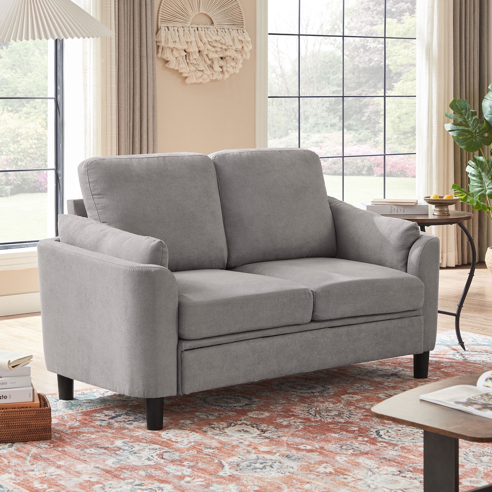 Soscana Small Sofa Couch Loveseat, 2 Seater Sofa for Living Room ...