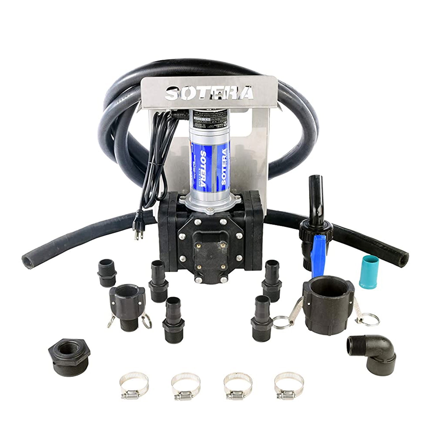 Sotera SS470B 115 Volt 15 GPM Chemical Transfer Pump with Tote Mounting ...