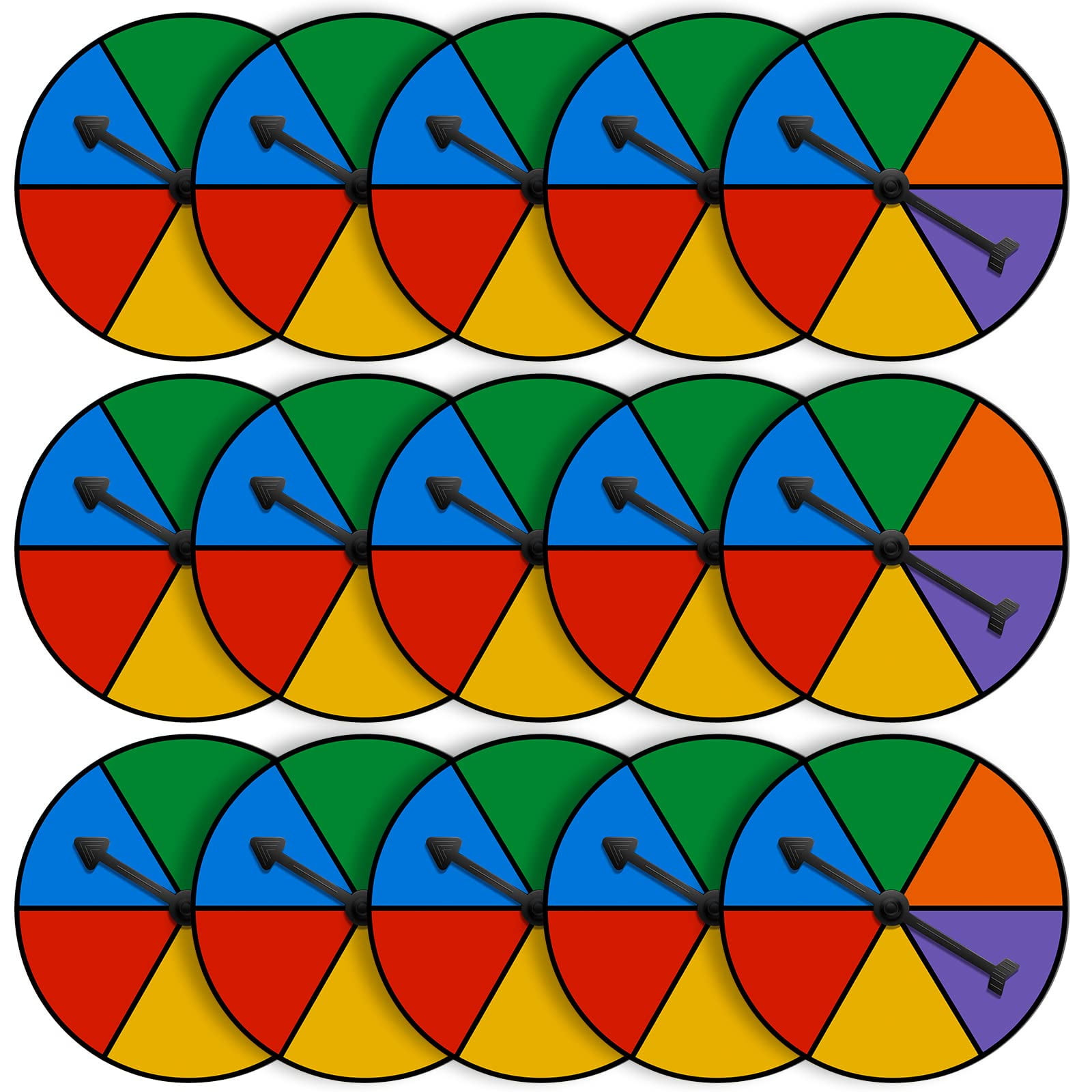 Sotiff Game Spinner Rainbow Color Game Spinners Erasable Game Spinner ...