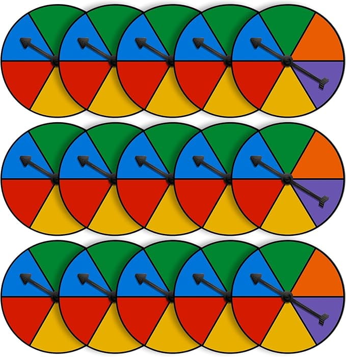 Sotiff Game Spinner Rainbow Color Game Spinners Erasable Game Spinner ...