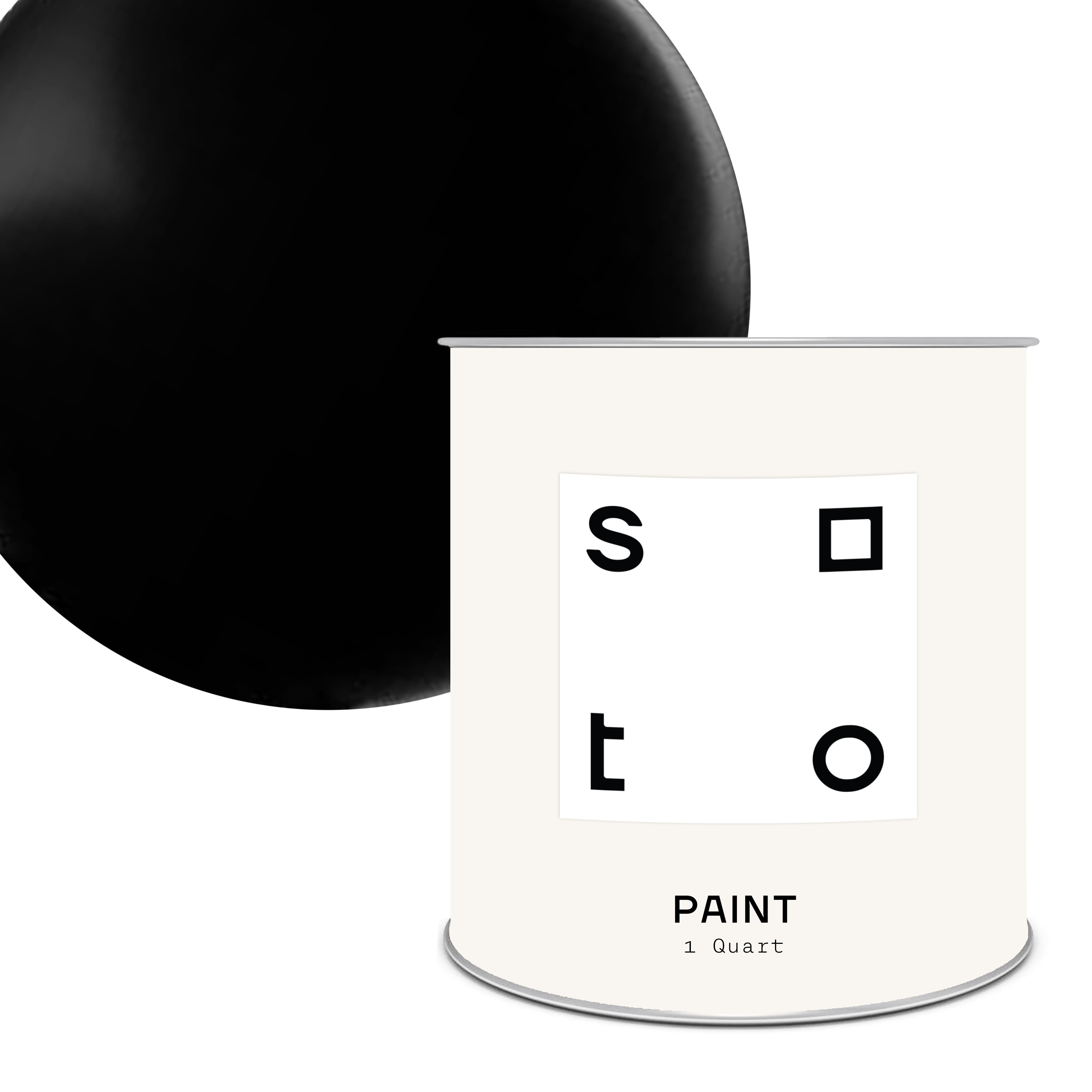 Soto Interior/Exterior House + Furniture Paint, Matte Finish, Quart (No ...