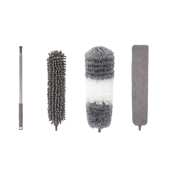 SouMaox Extendable Duster Set Microfiber Cleaning Kit High Reach ...