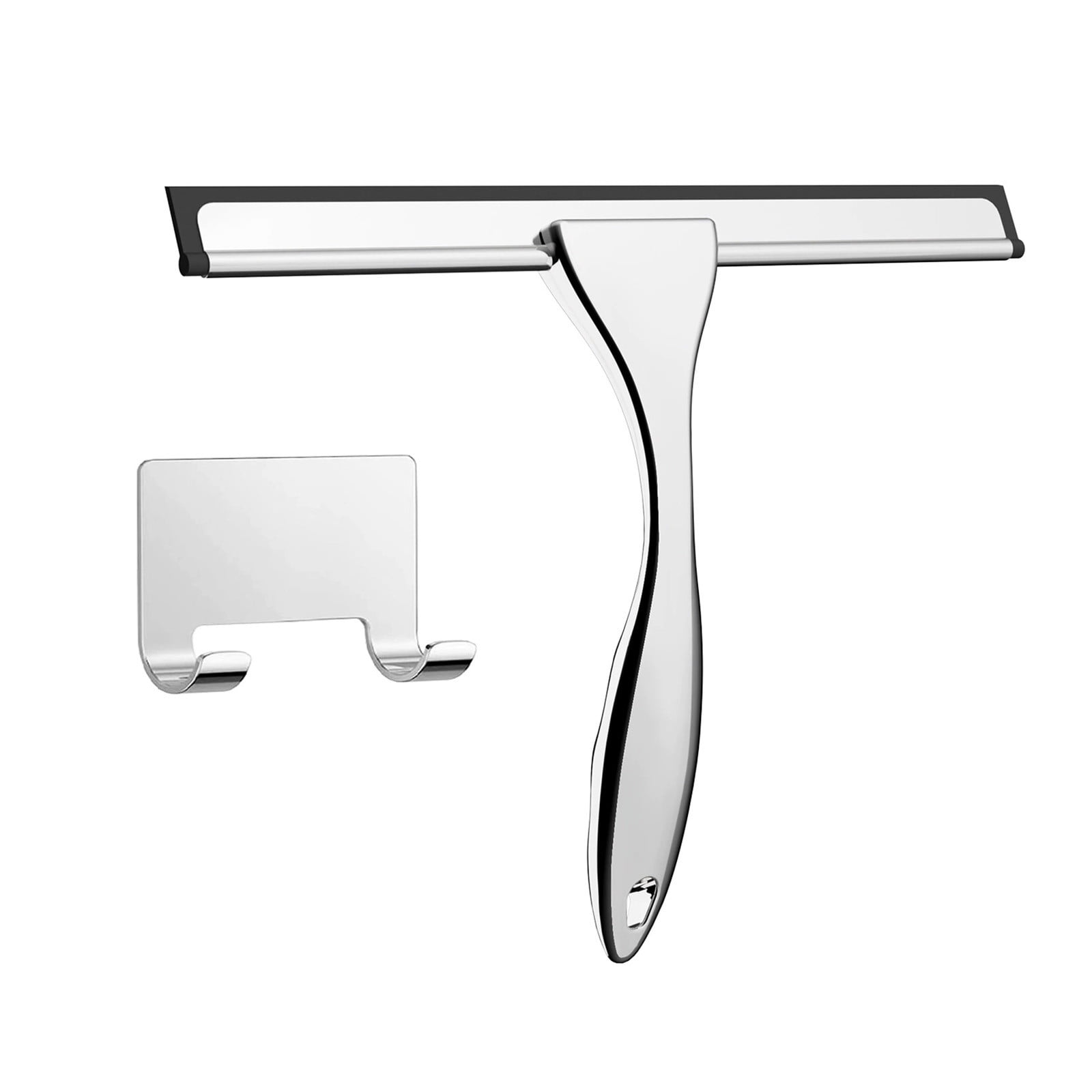 SouMaox Glass Squeegee Stainless Steel Shower Scraper Bathroom Mirror ...