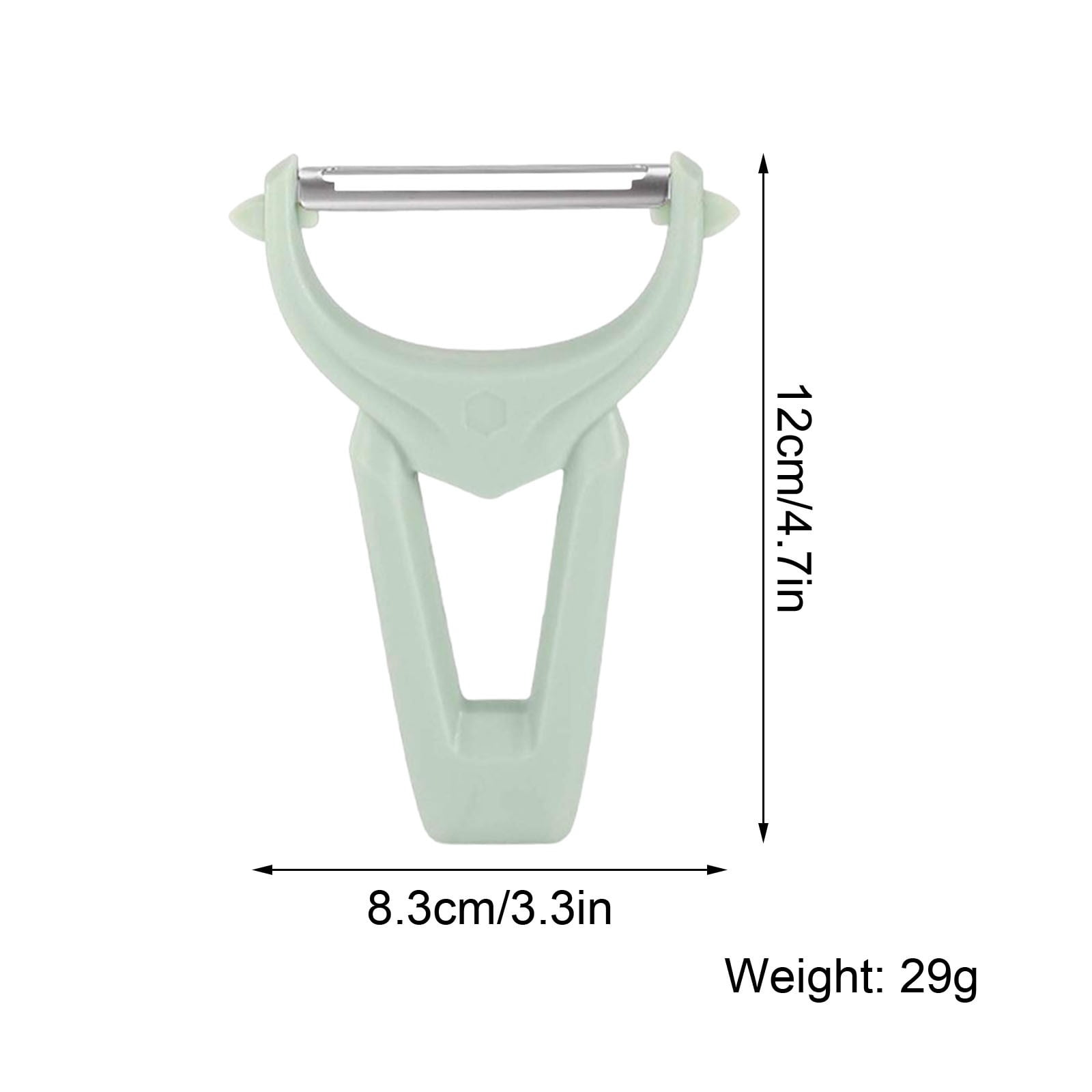 SouMaox Stainless Steel Peeler Potato Fruit Scraper Versatile Kitchen ...