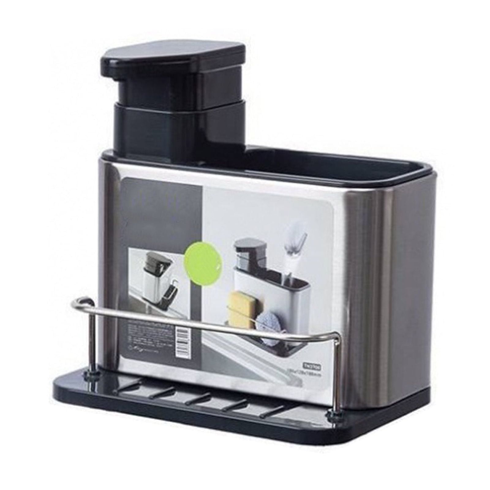 SouMaox Stainless Steel Sink Organizer Vertical Space Saver Integrated ...