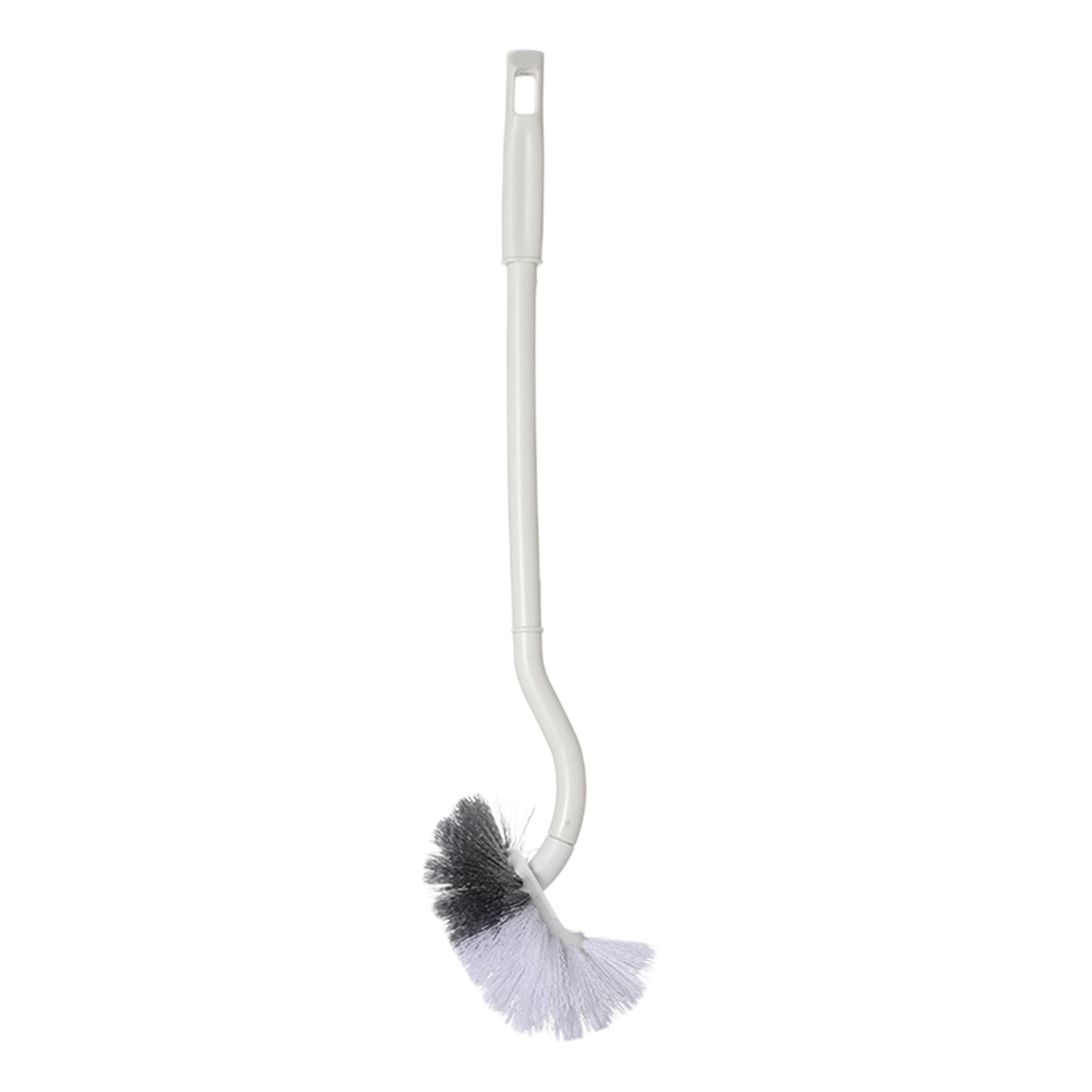 SouMaox Toilet Bowl Brush Long Handle Plastic Bristles Scrubber Hanging ...