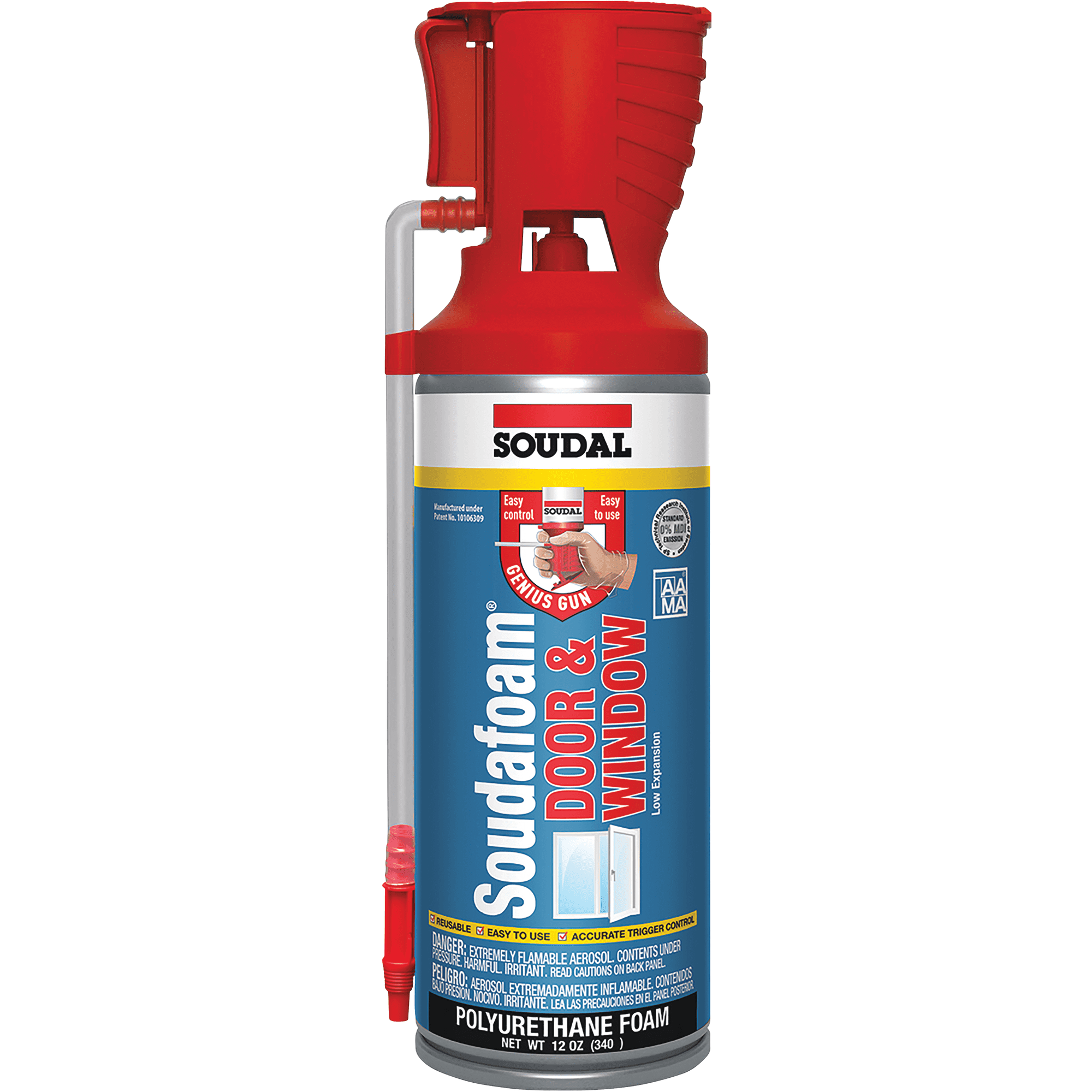 Soudafoam 12 Oz. Minimal Expansion Door & Window Gun Foam Sealant ...